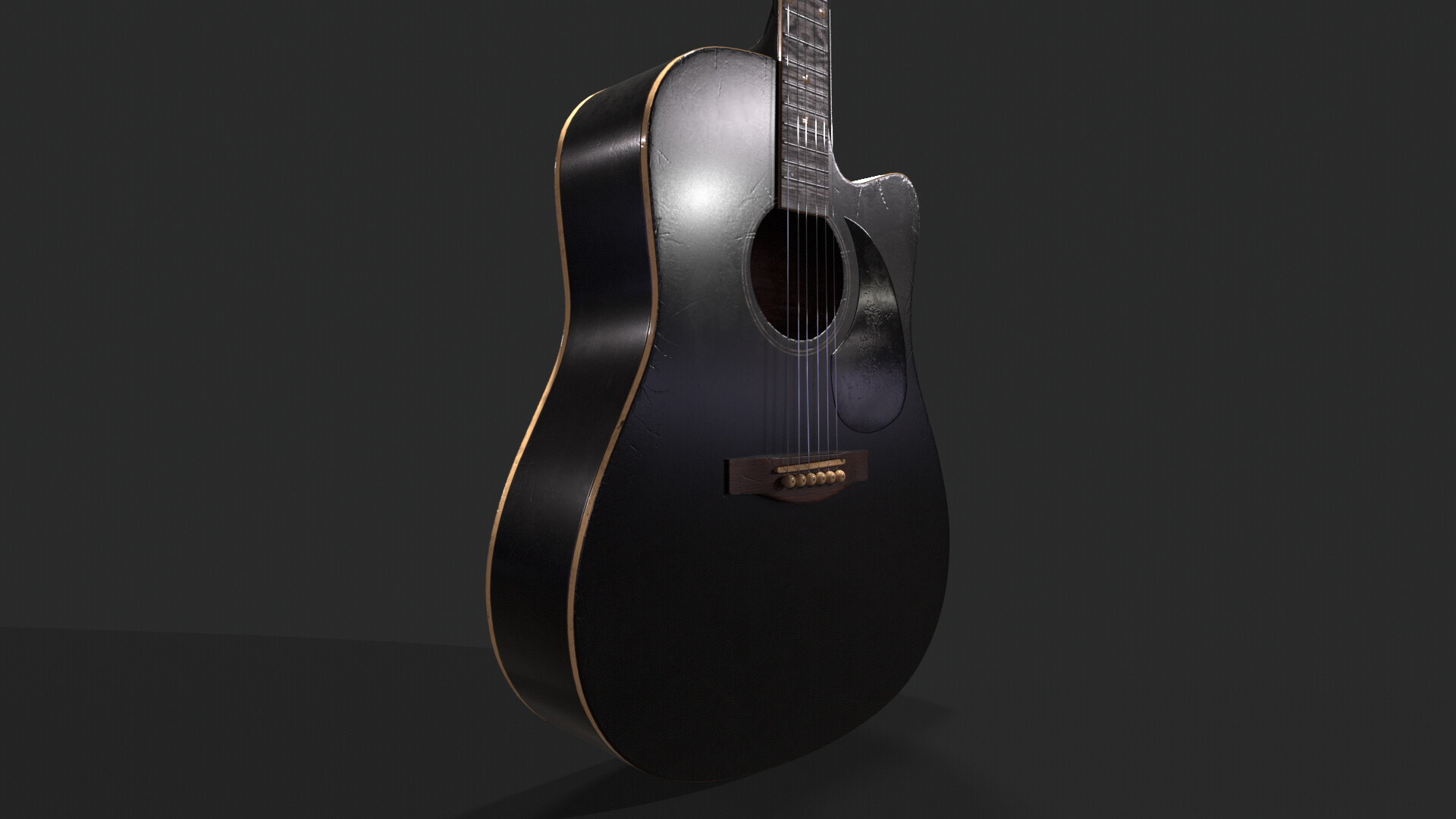 Yevhen Primak - Worn out acoustic guitar