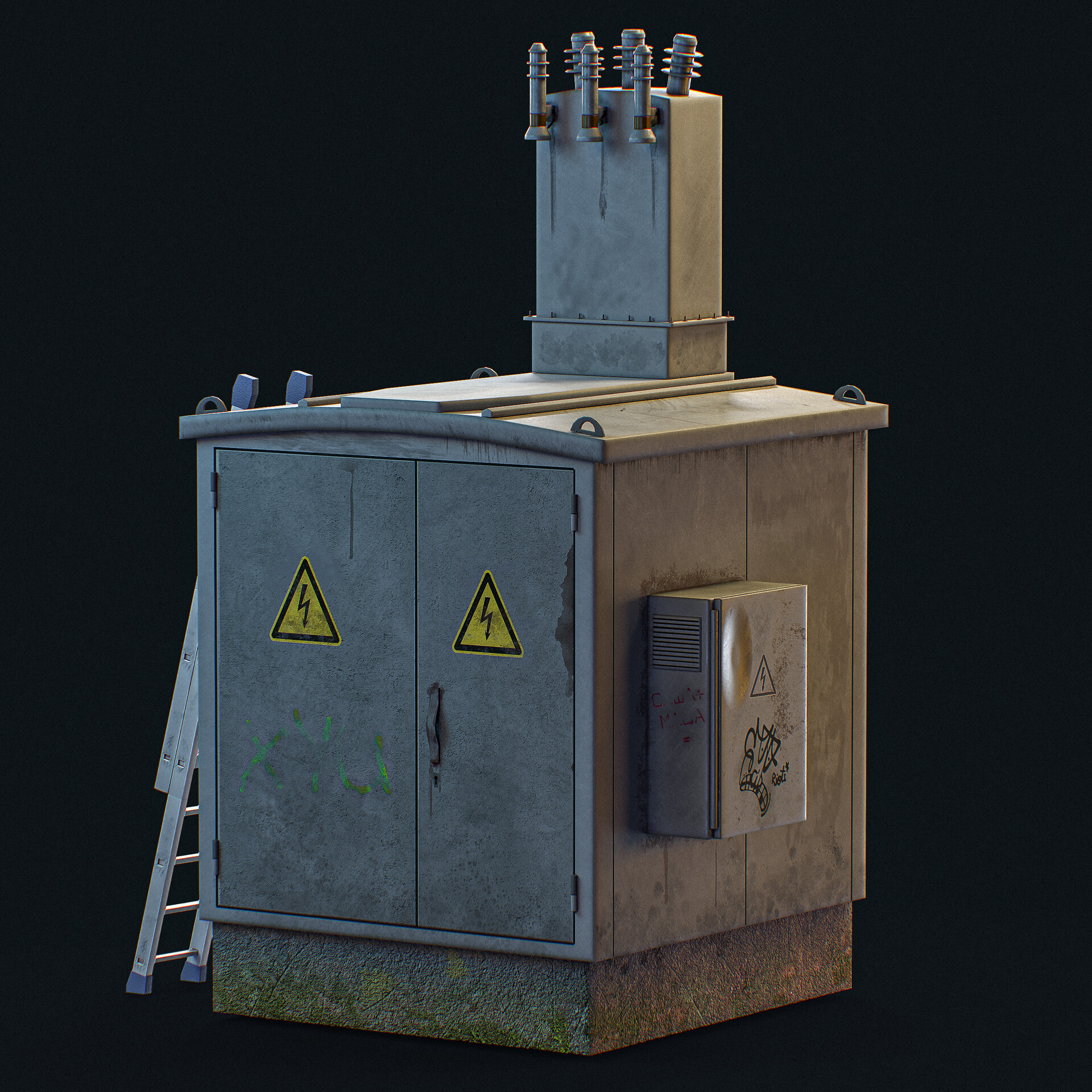 ArtStation - Electrical Box game ready model