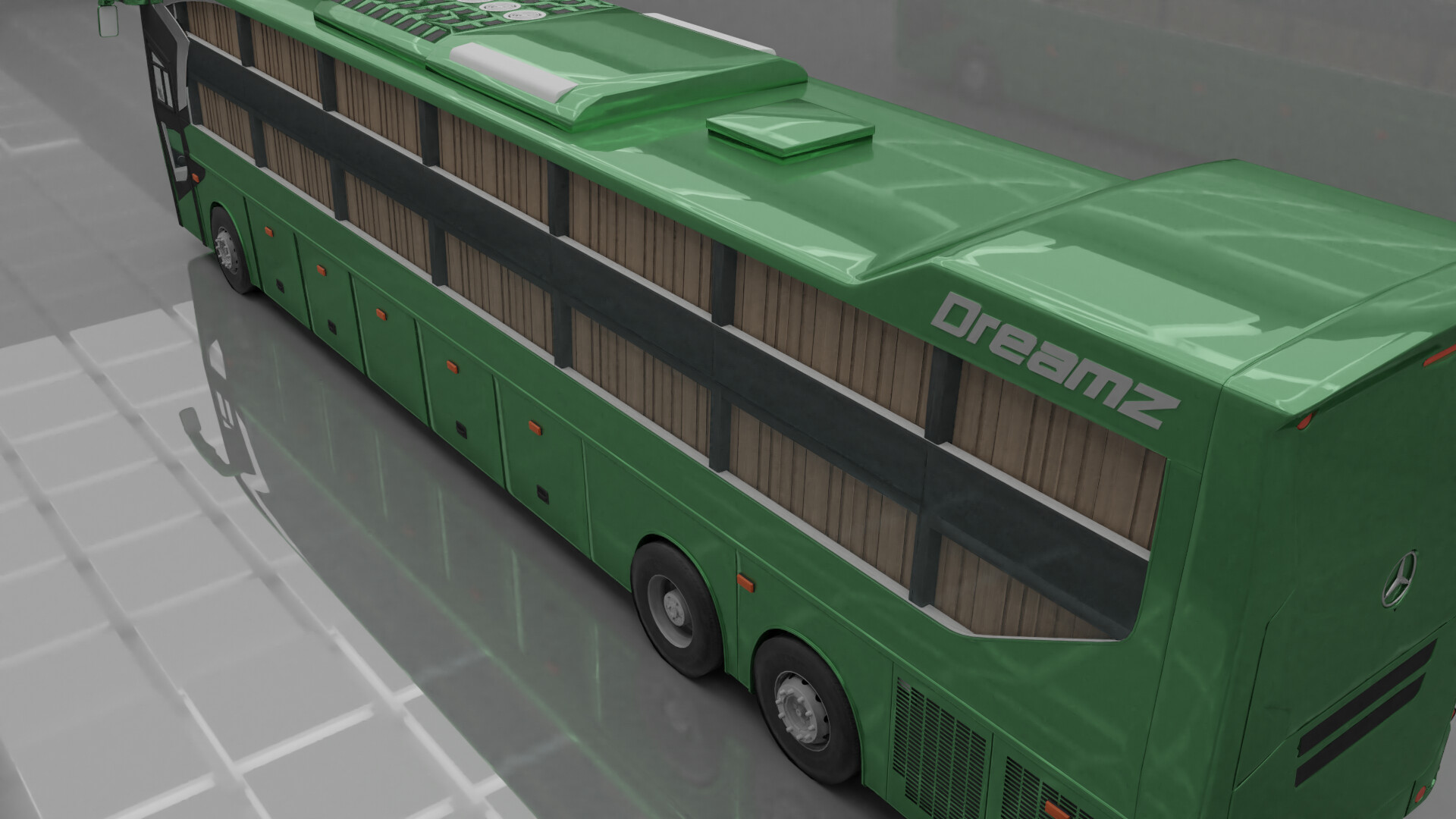 ArtStation - MERCEDES BENZ BUS DREAMZ