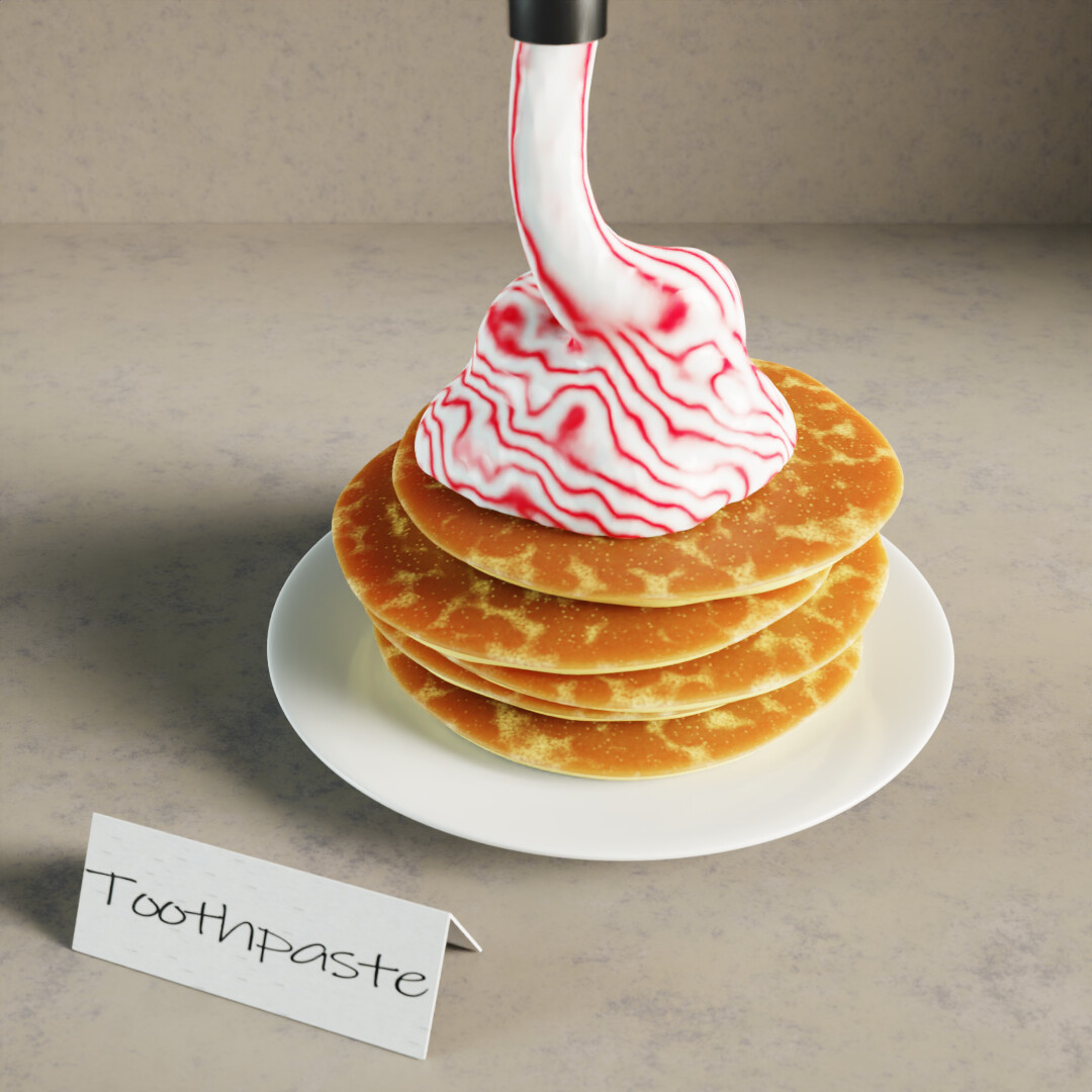 ArtStation - Pancake Toothpaste