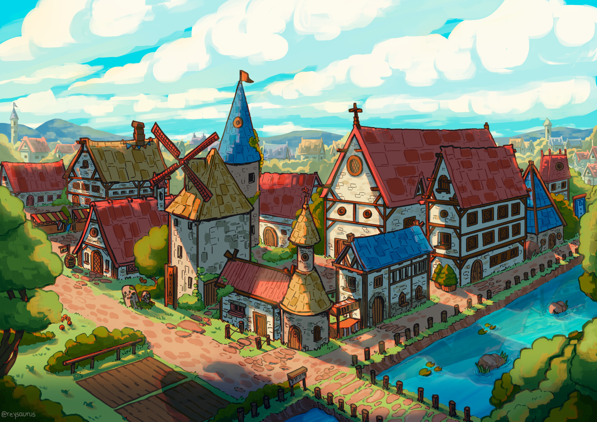 ArtStation - Village