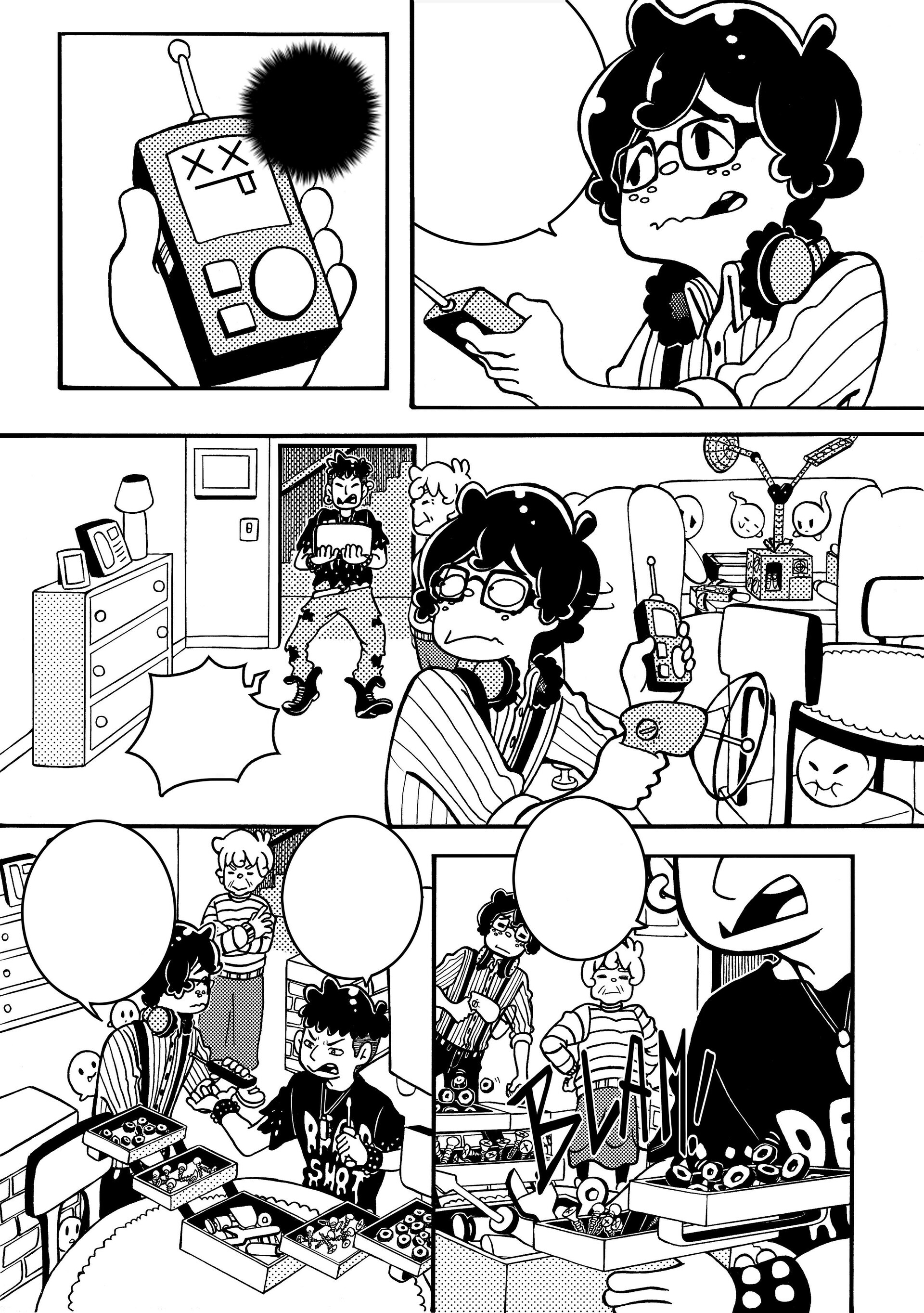 ArtStation - B&W comic pages