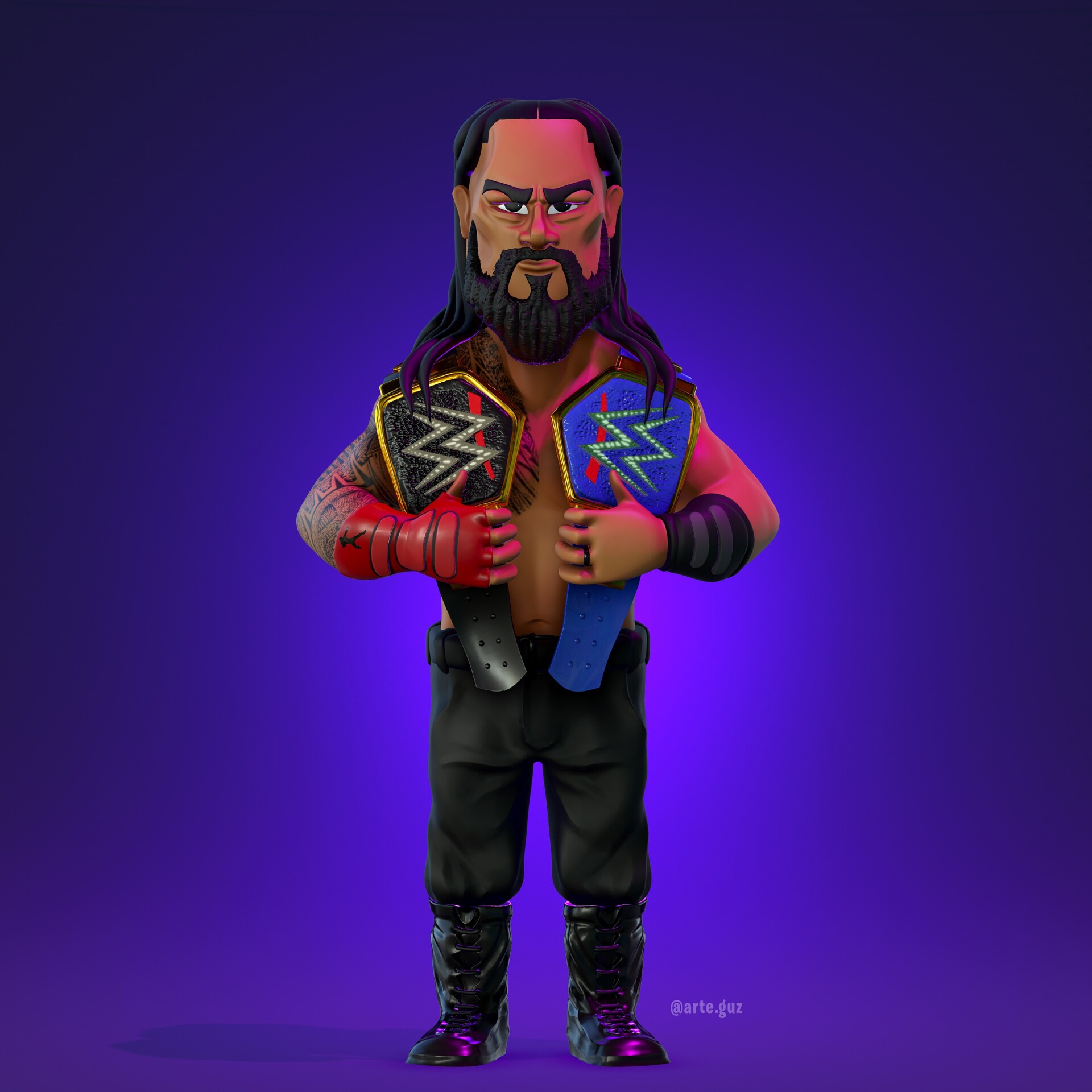 ArtStation - Roman Reigns