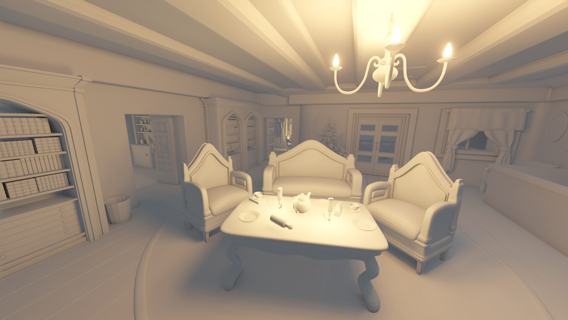 ArtStation - Third floor of Manchineel´s Apothecary & Alchemy Shop