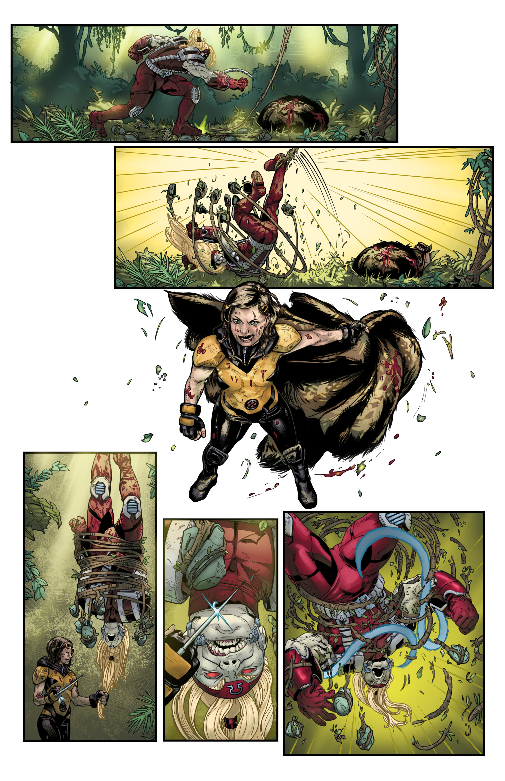 ArtStation - Sample wolverine color page