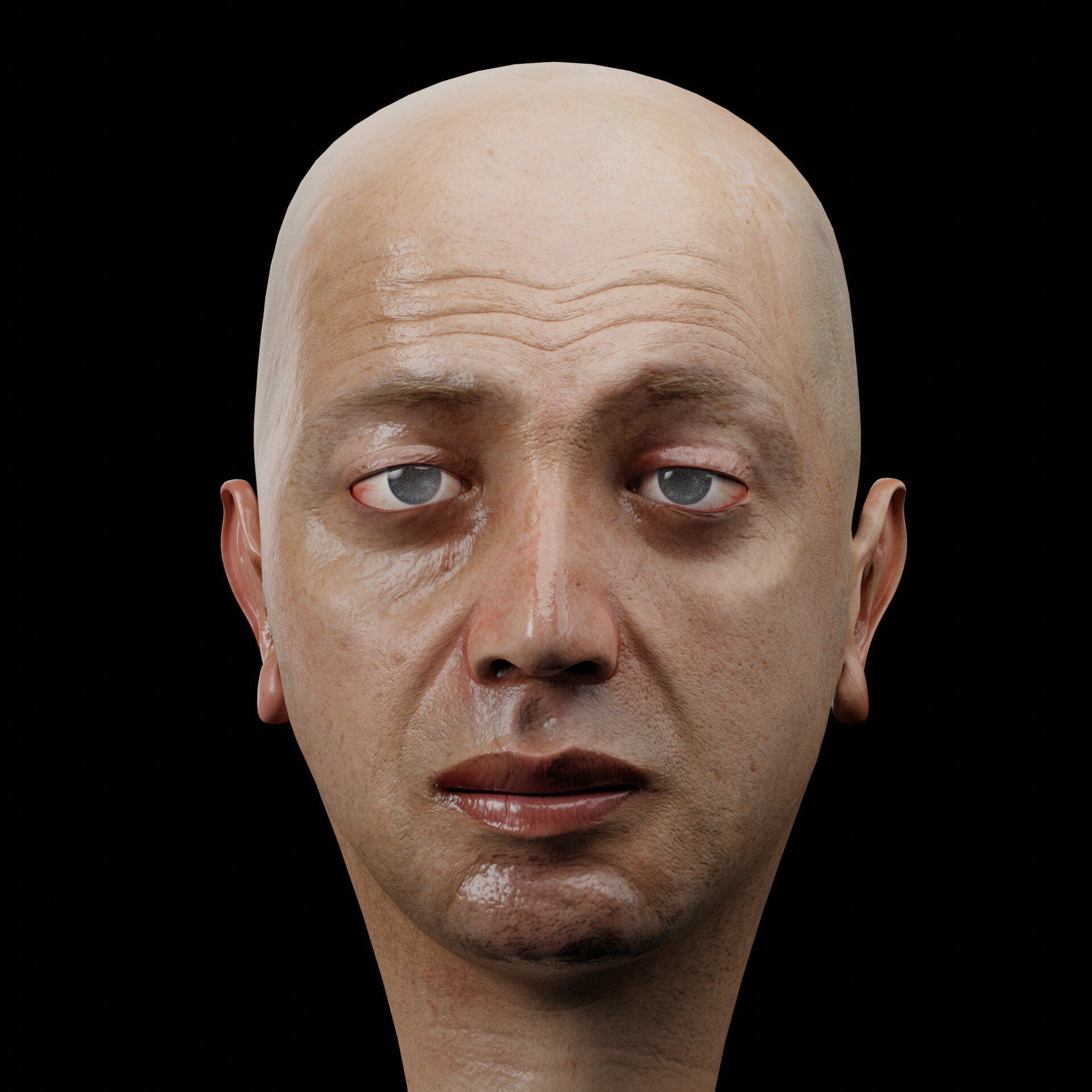 ArtStation - Human Face Portrait - Kamalhasan in 3D