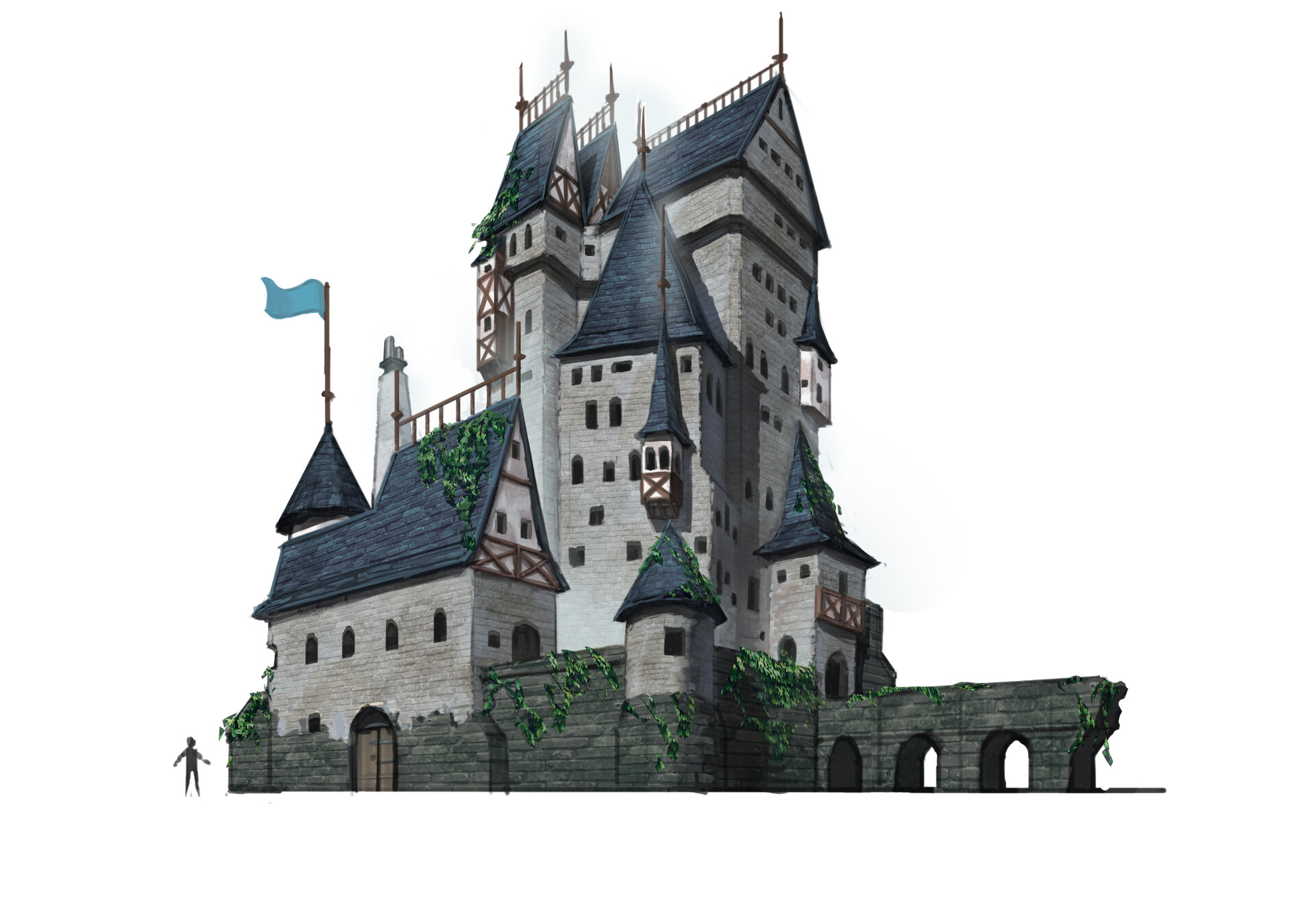 ArtStation - castle design