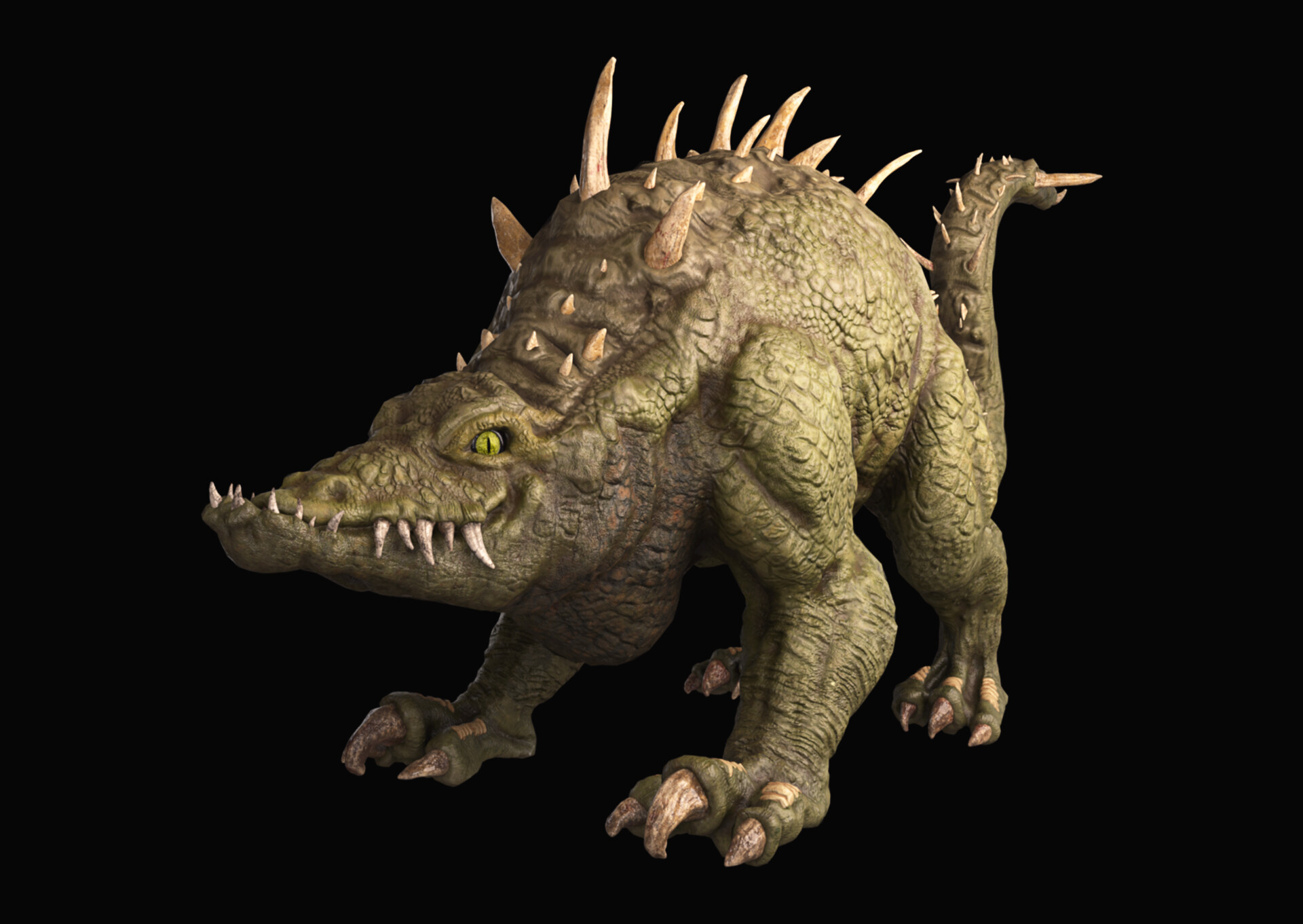 ArtStation - Spiny Postosuchus