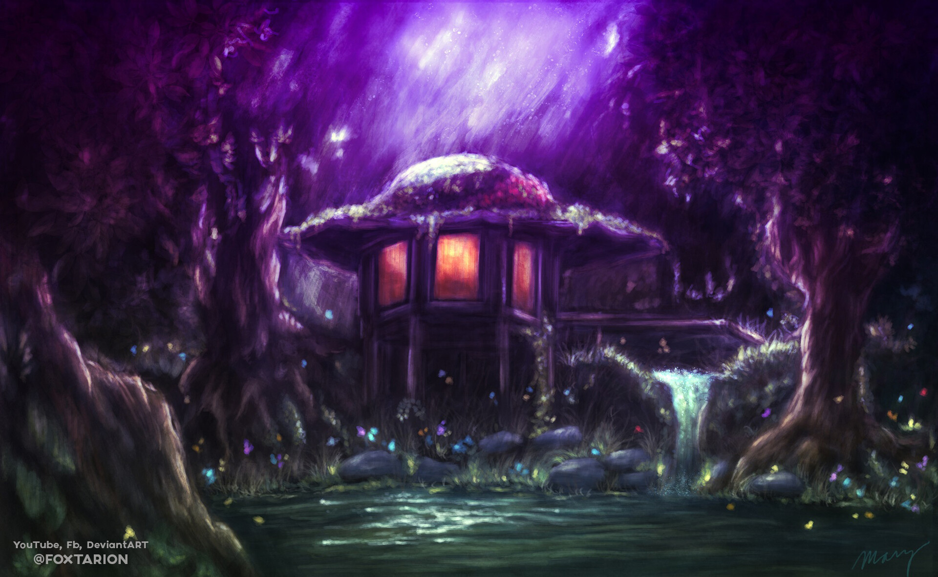 ArtStation - Digital Art - The Shack in the Woods