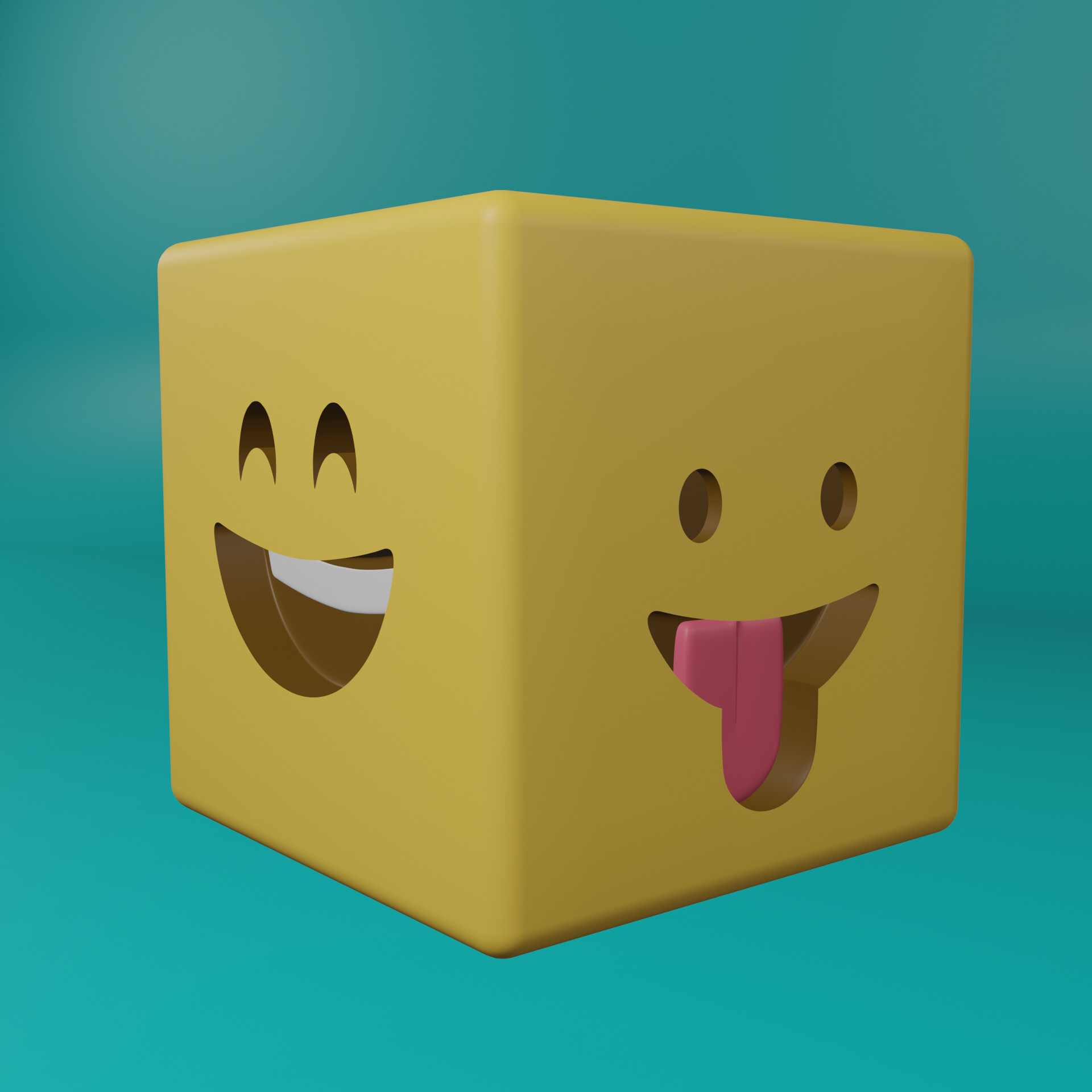 ArtStation - Emoji Cube