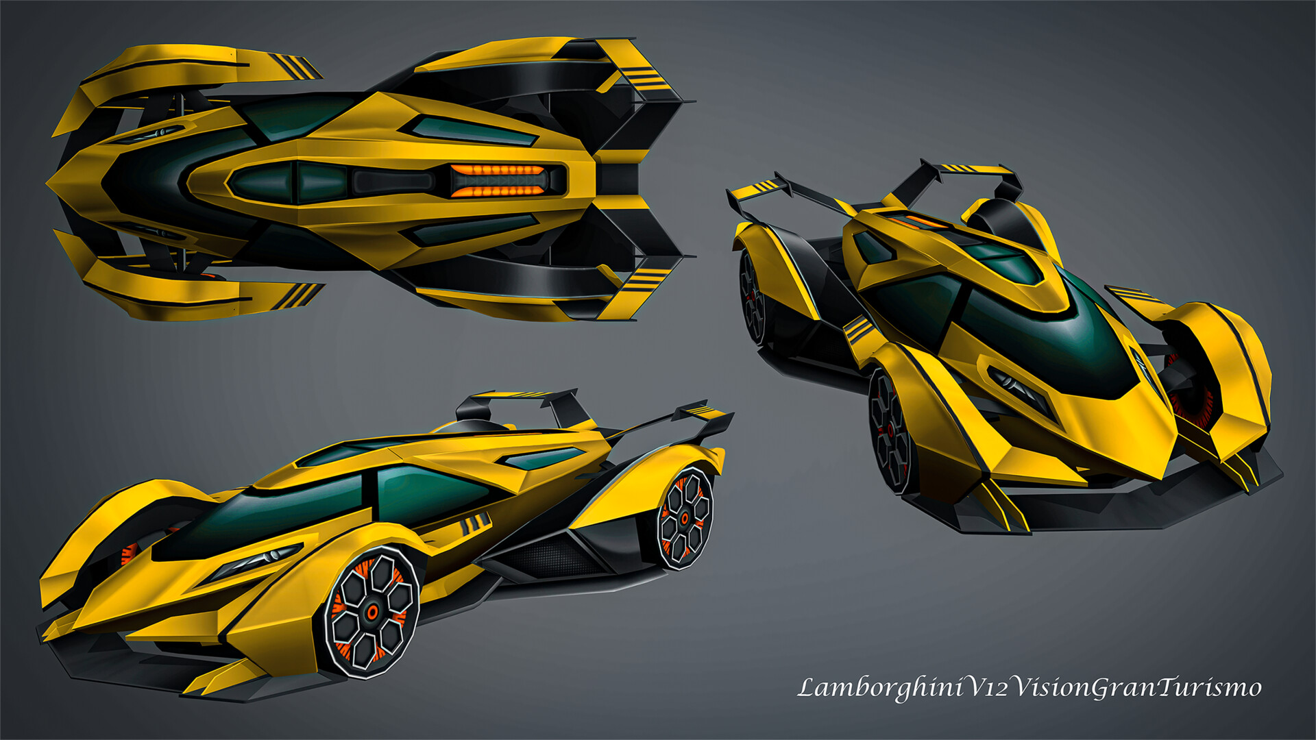 ArtStation - Low Poly Car Model