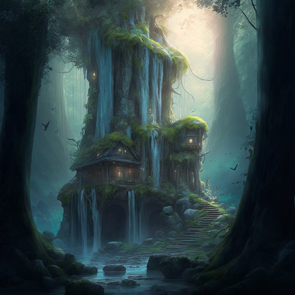 ArtStation - House in the forest