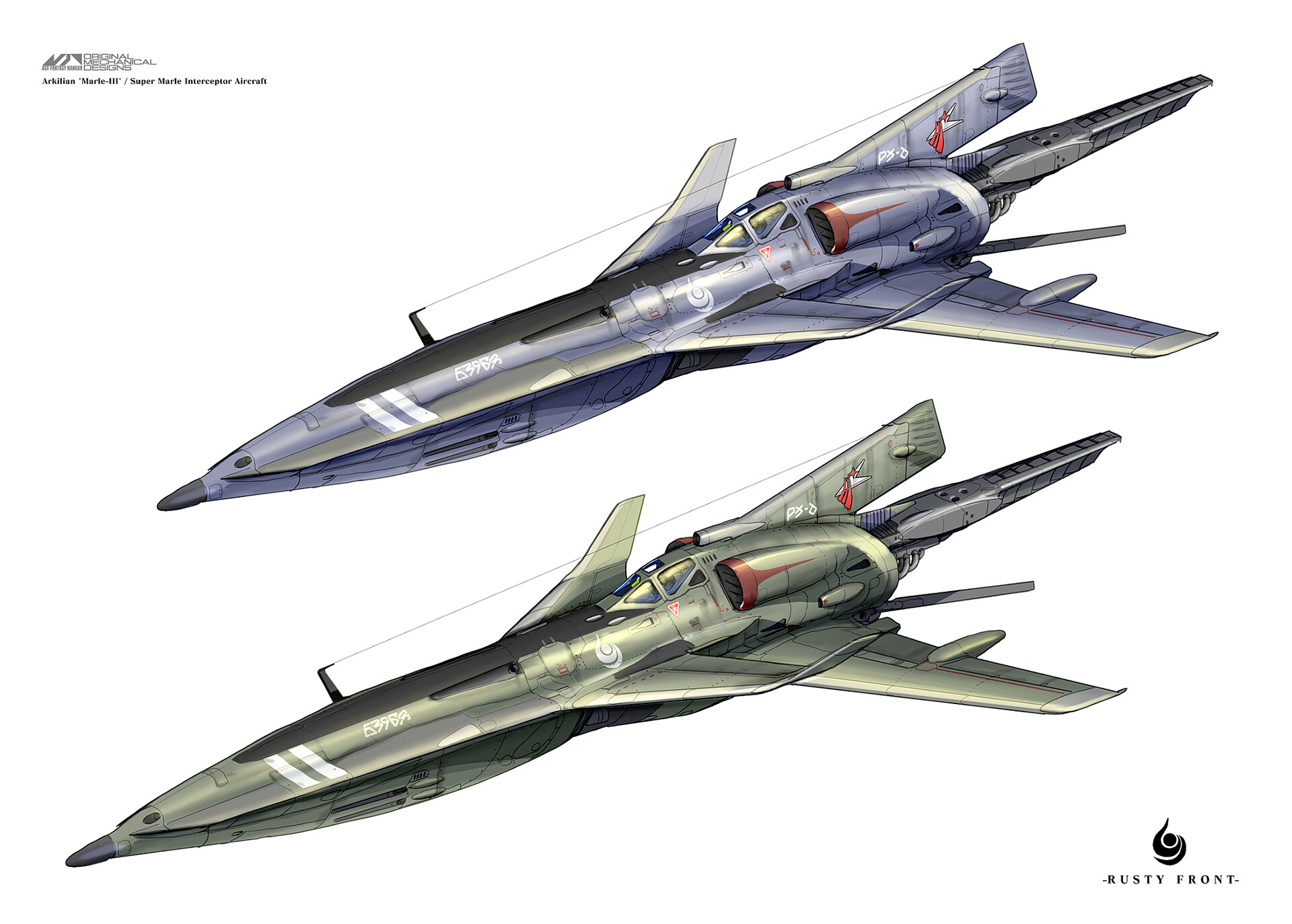 AST21 - Marle-3 Steampunk fantasy interceptor