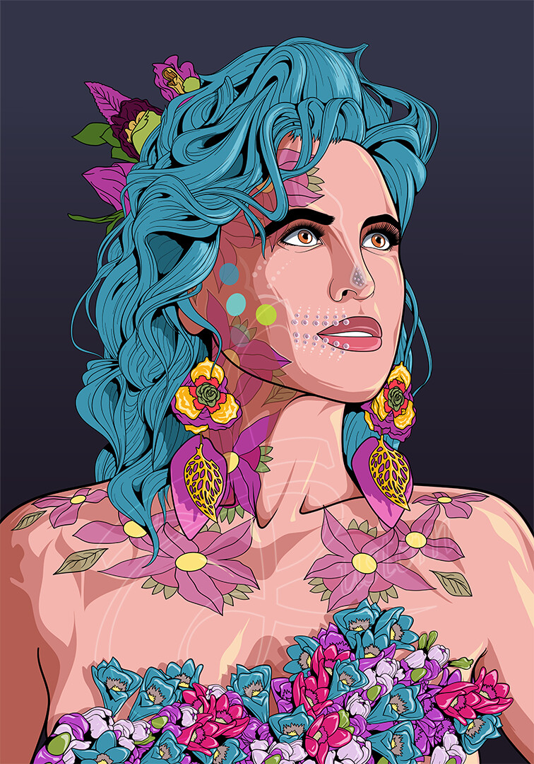 ArtStation - Vector portrait 2.