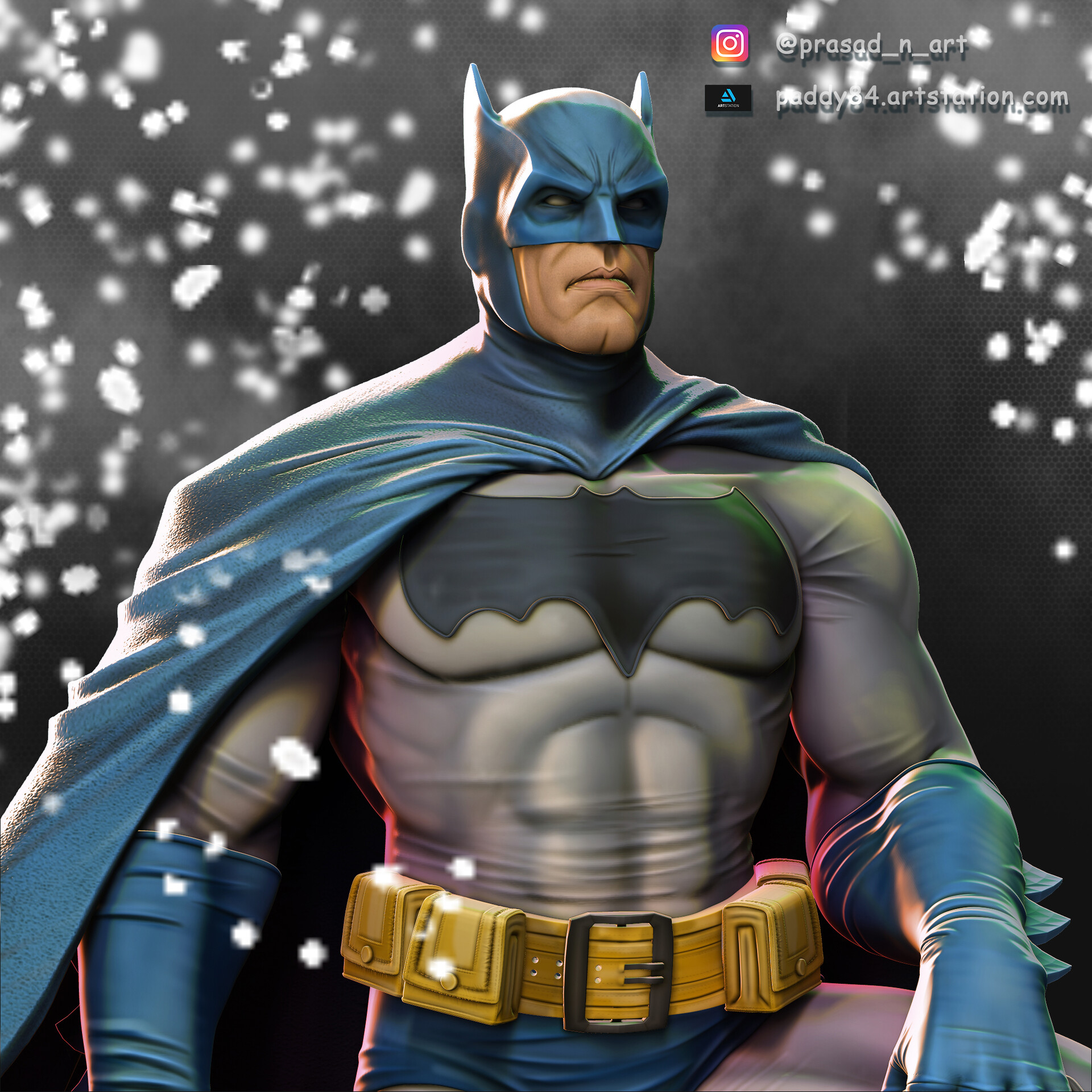 ArtStation - Batman and joker sculpted in Zbrush