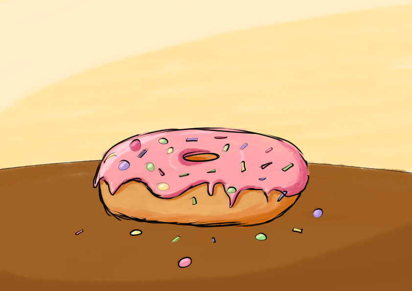 ArtStation - Donut Drawing