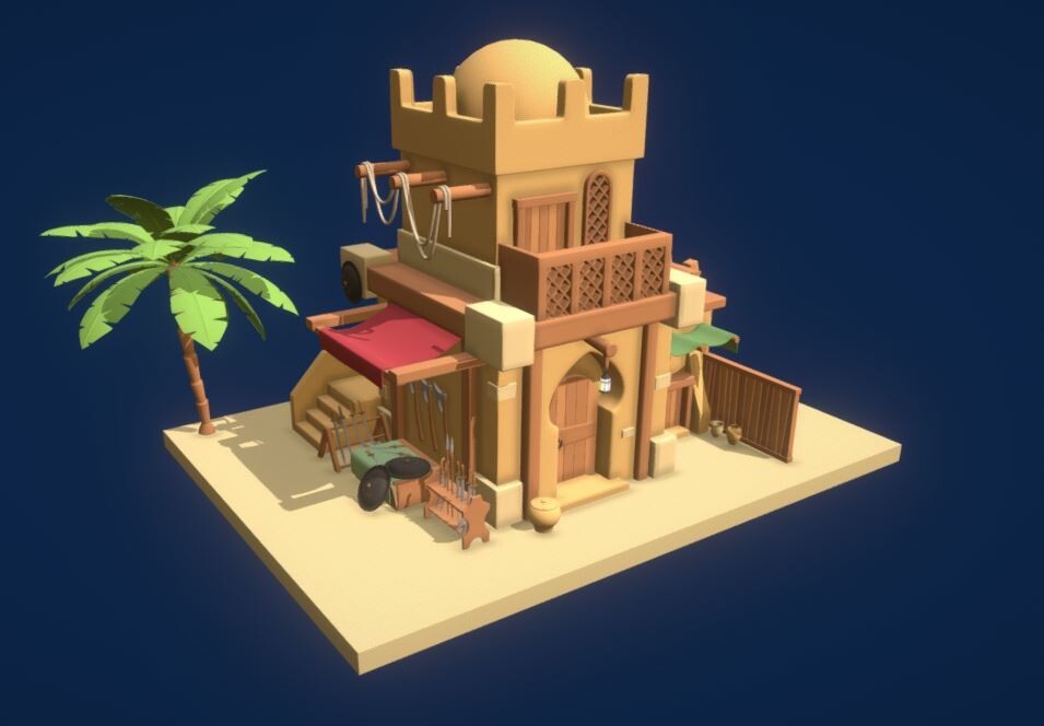 ArtStation - Desert Market