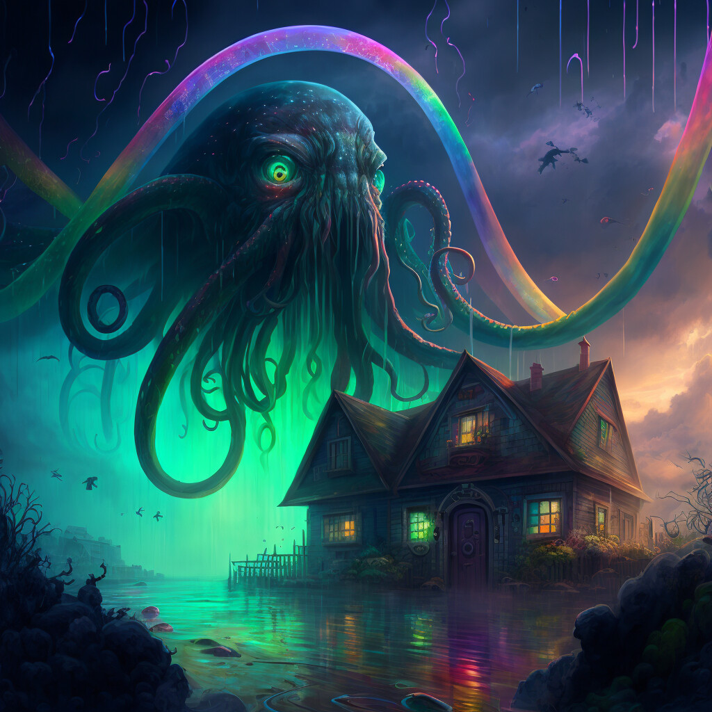 ArtStation - Amazing and mystical worlds of Lovecraft: Prismatic world V5