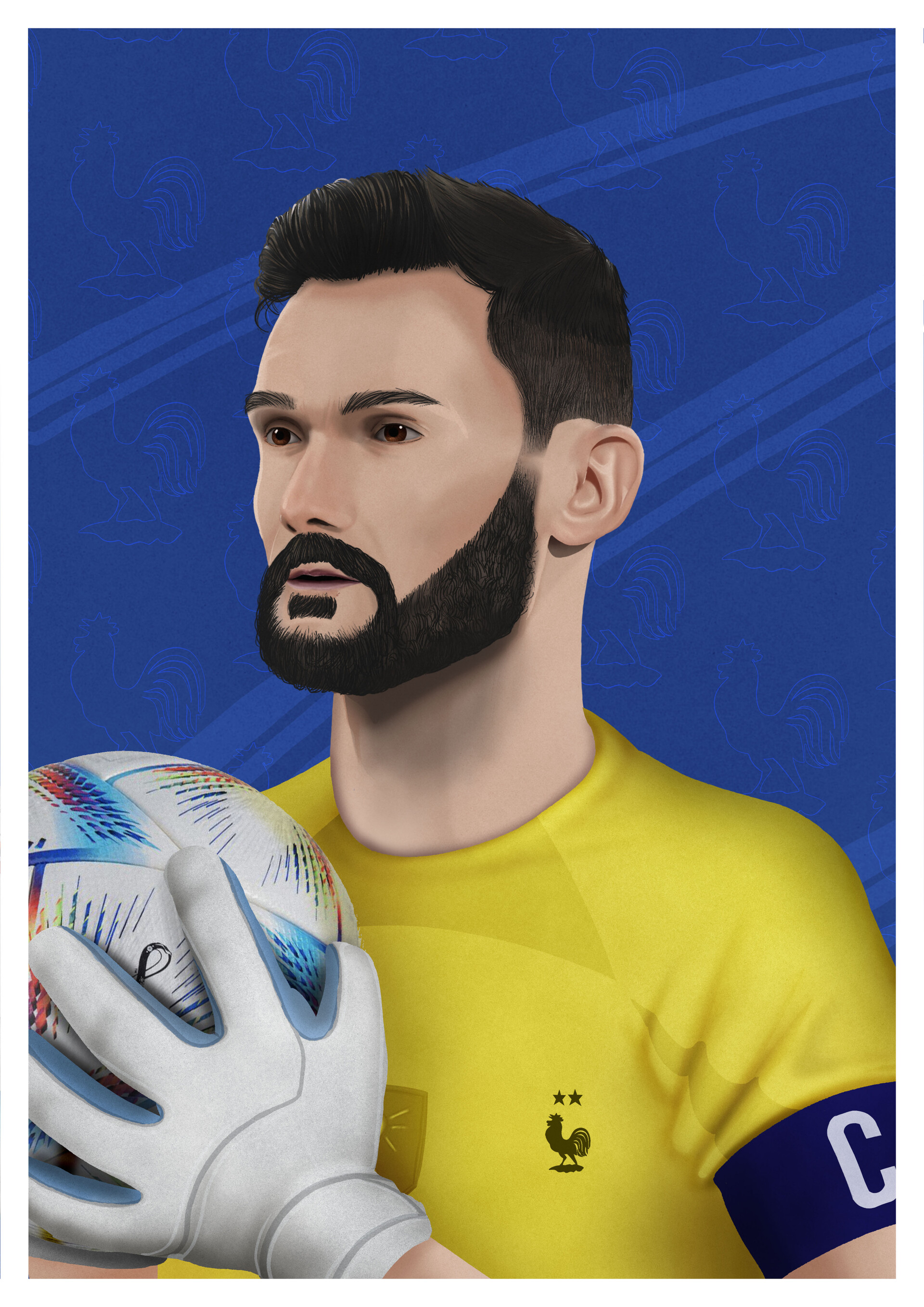 ArtStation - Portrait - Hugo Lloris