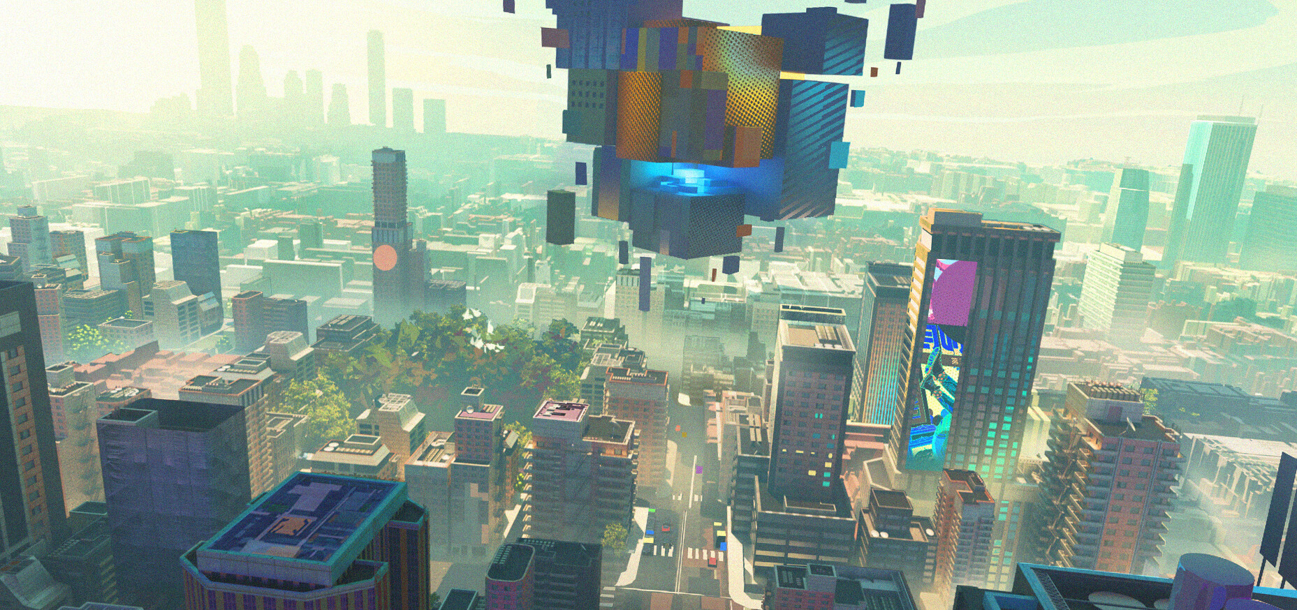 ArtStation - City Under the Cube