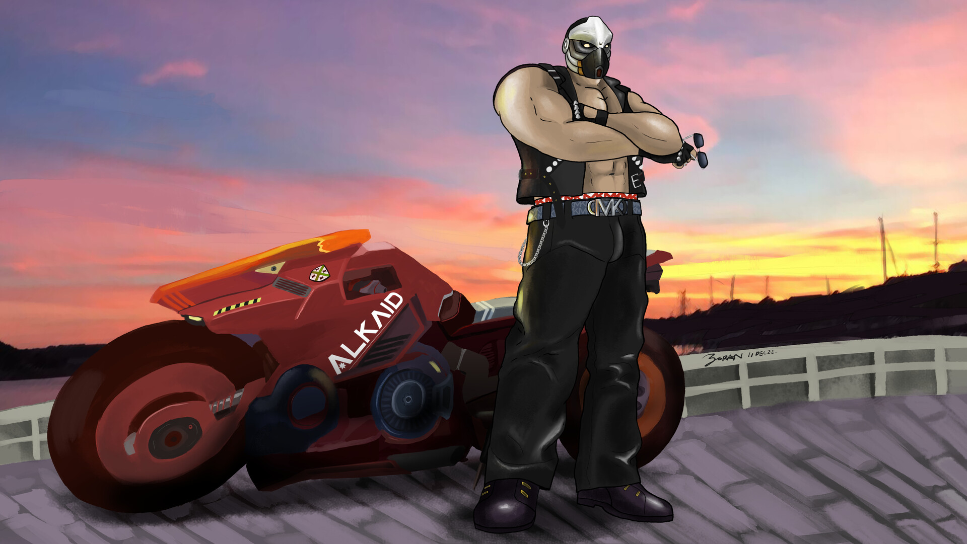 ArtStation - Dating at the Beach Road