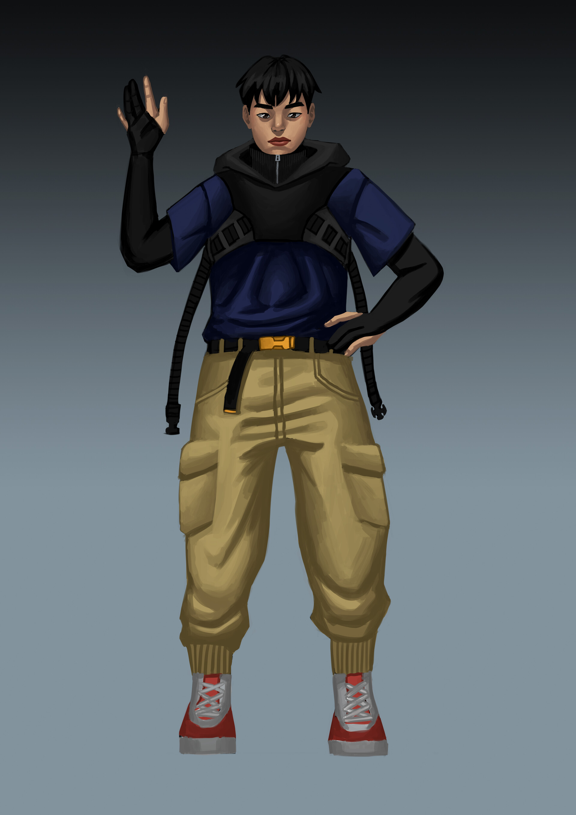 ArtStation - Character Concept: Techwear