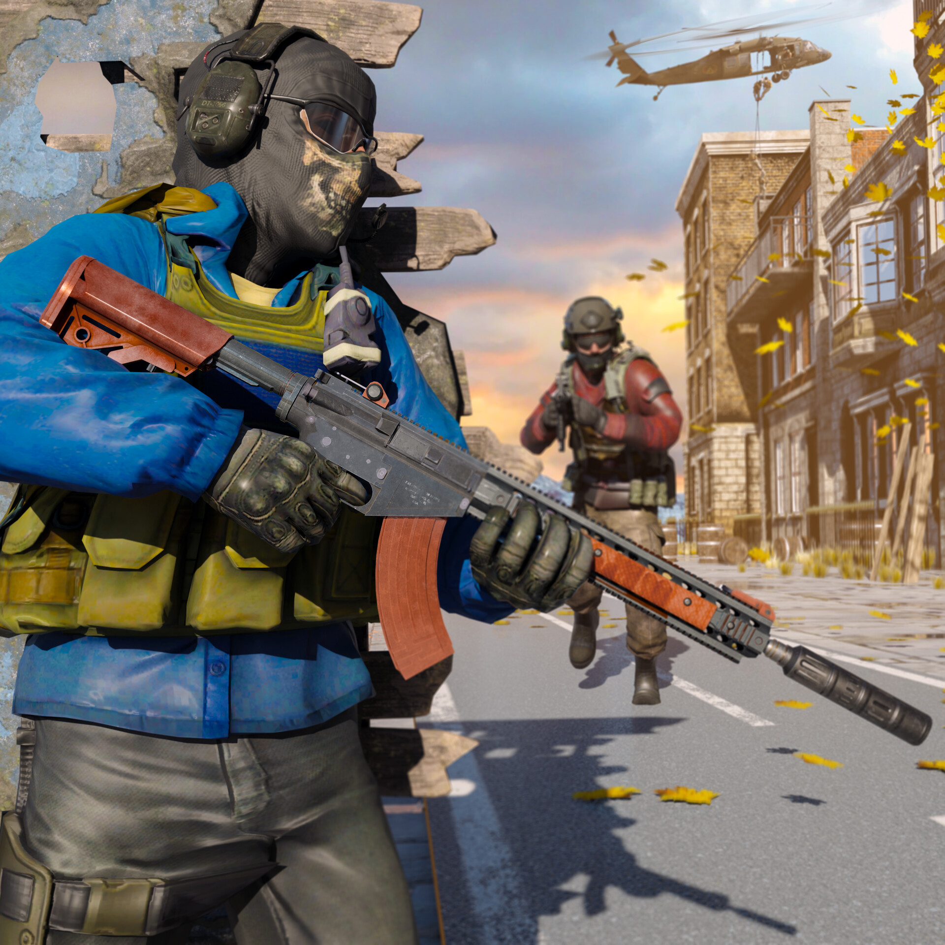 ArtStation - Behind the Wall / Shooting Game Icon