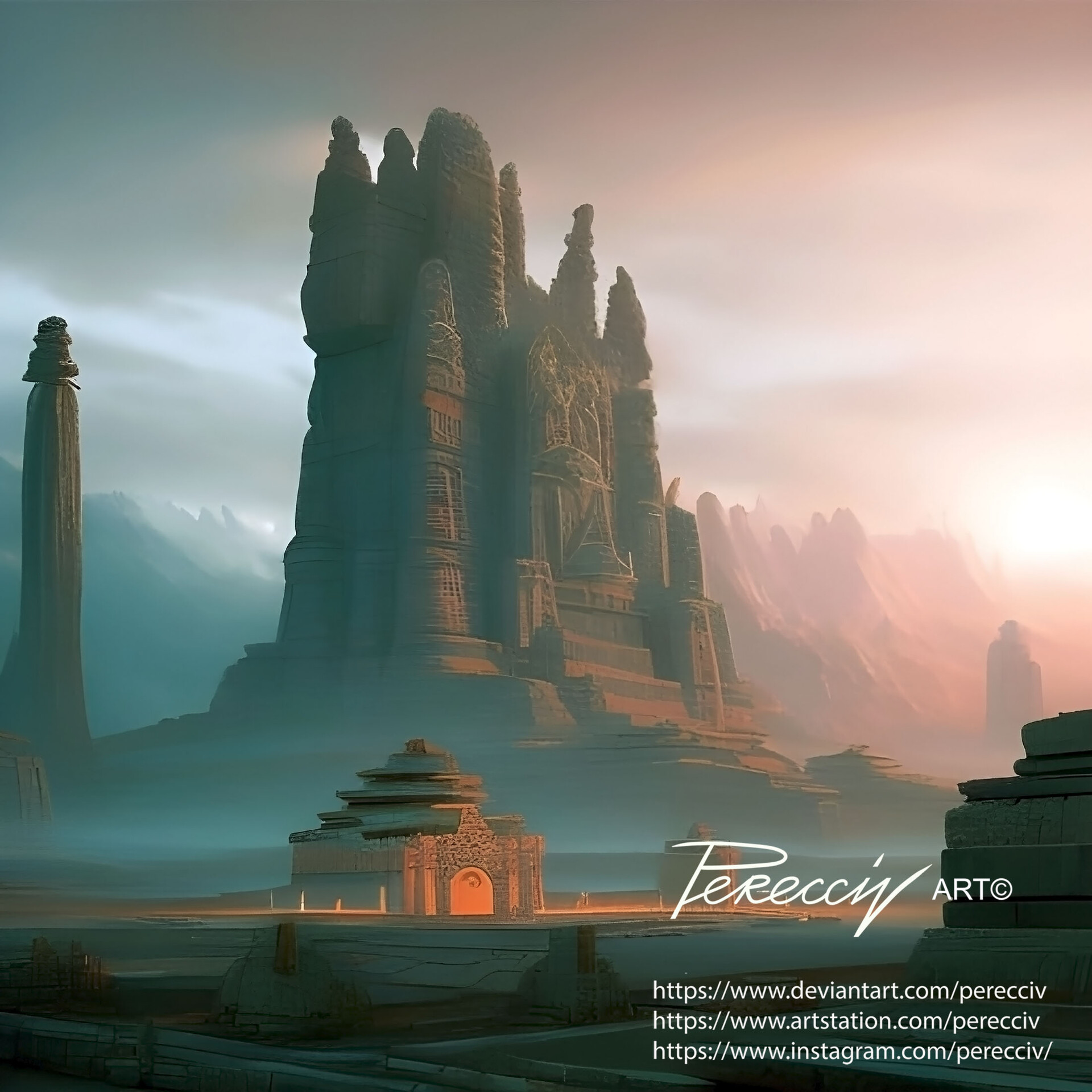 ArtStation - Magic Journeys: Monolith Temple