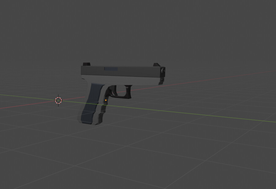 ArtStation - Low Poly Gun
