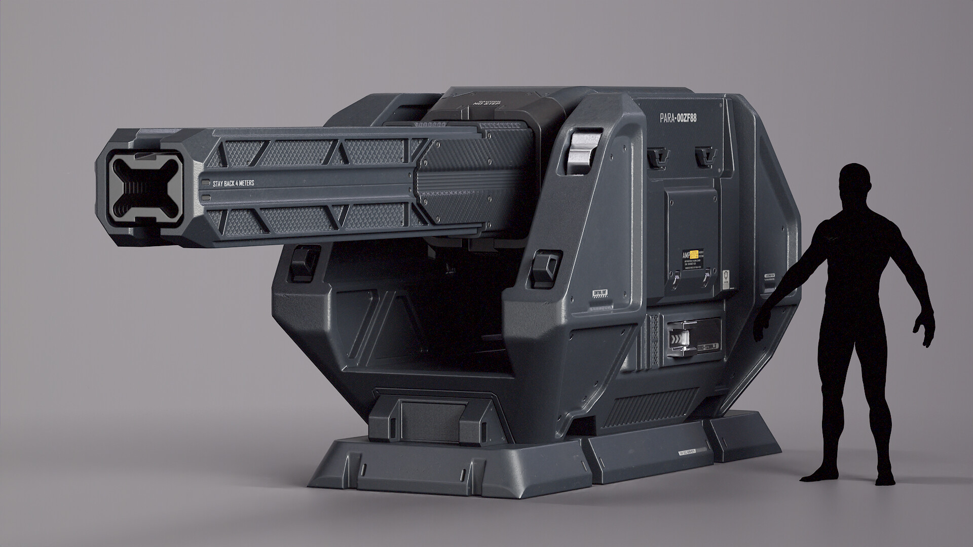 ArtStation - Anti Materiel Plasma Canon. Wip (NOT AI :P )