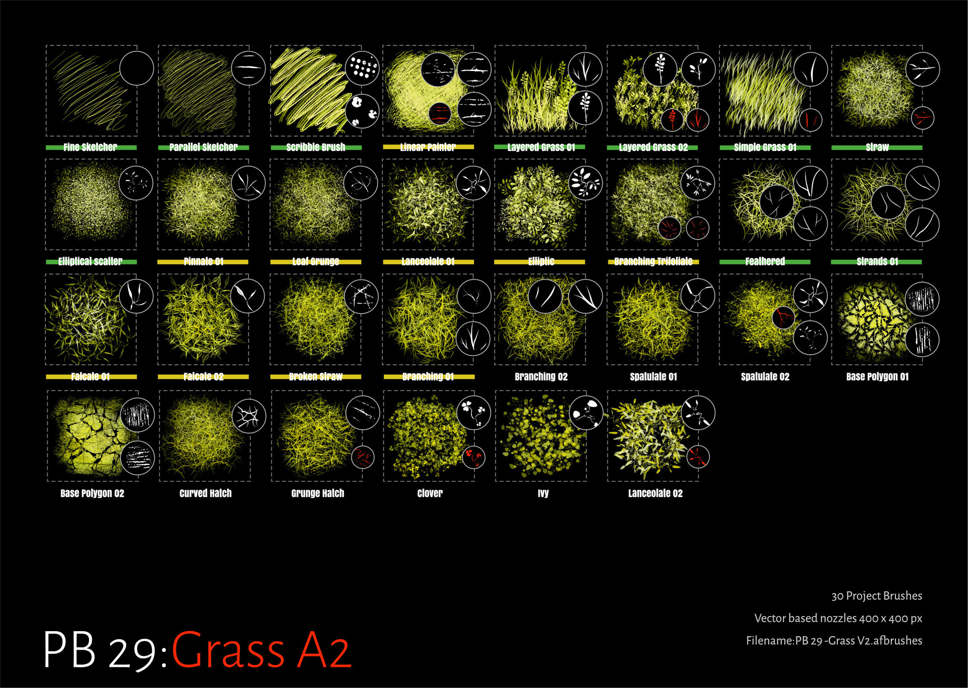 Stuart Ruecroft - Project Brush 29: Grass