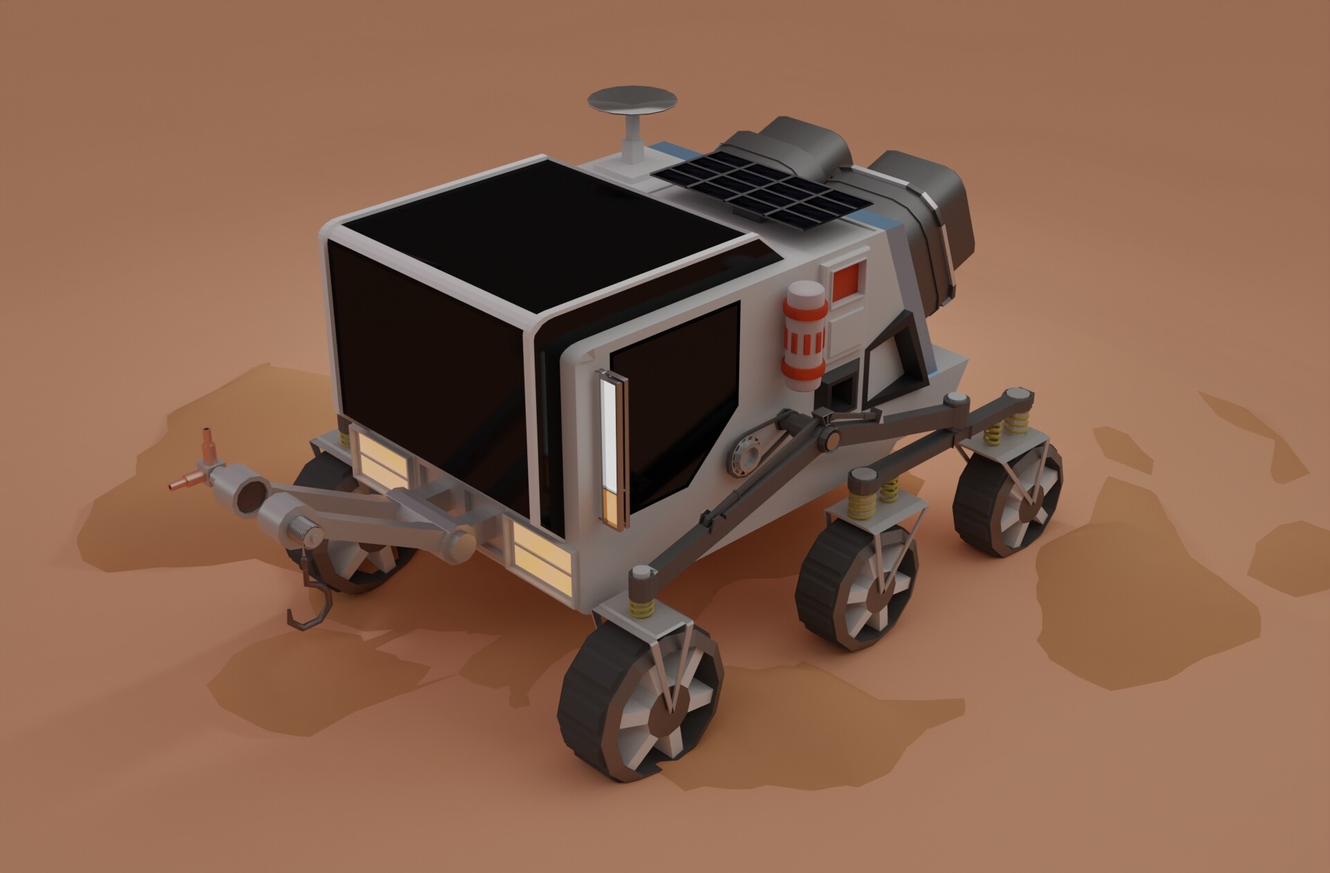 ArtStation - Rover Built For Mars