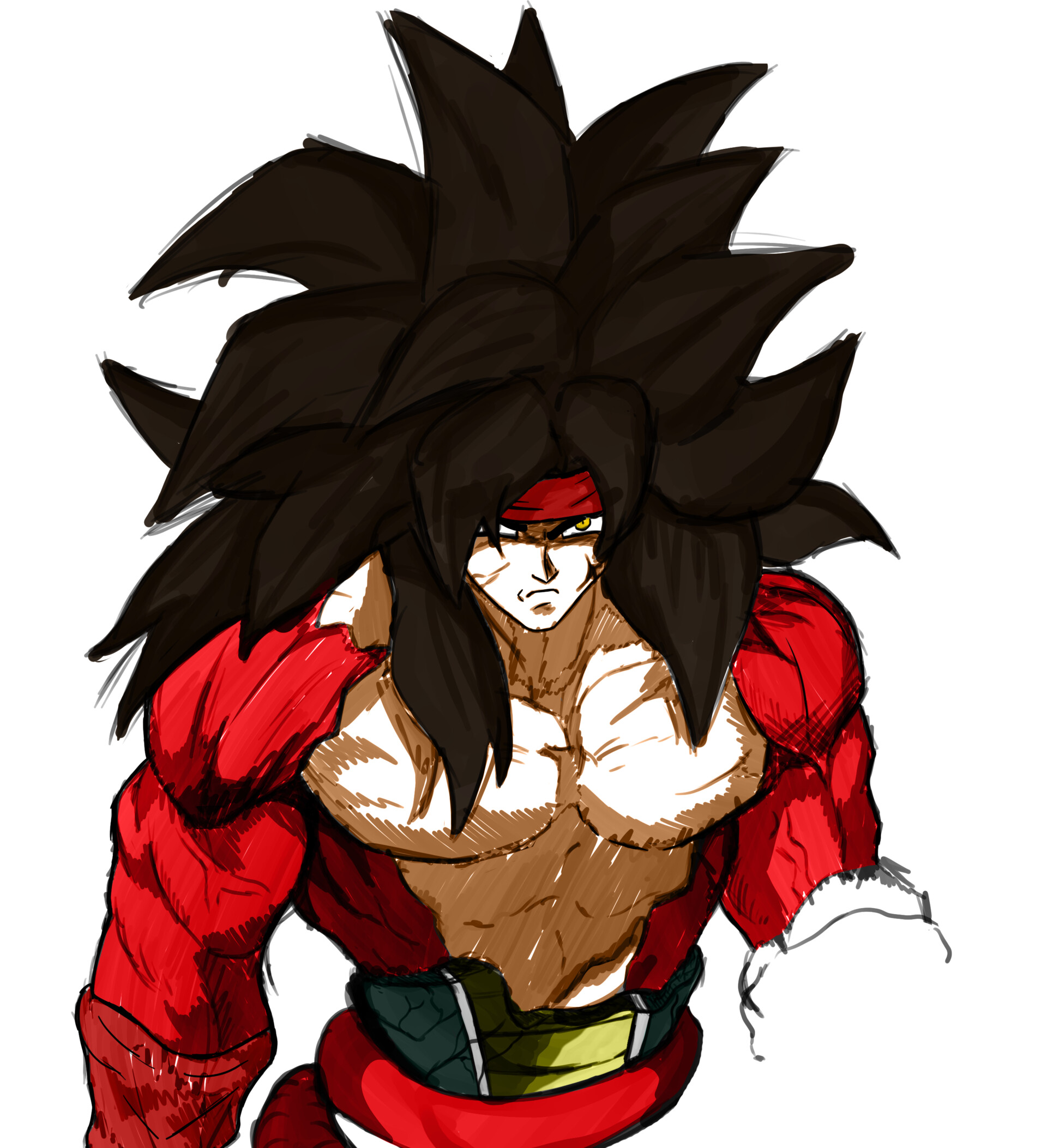 ArtStation - DB Bardock Painting Study