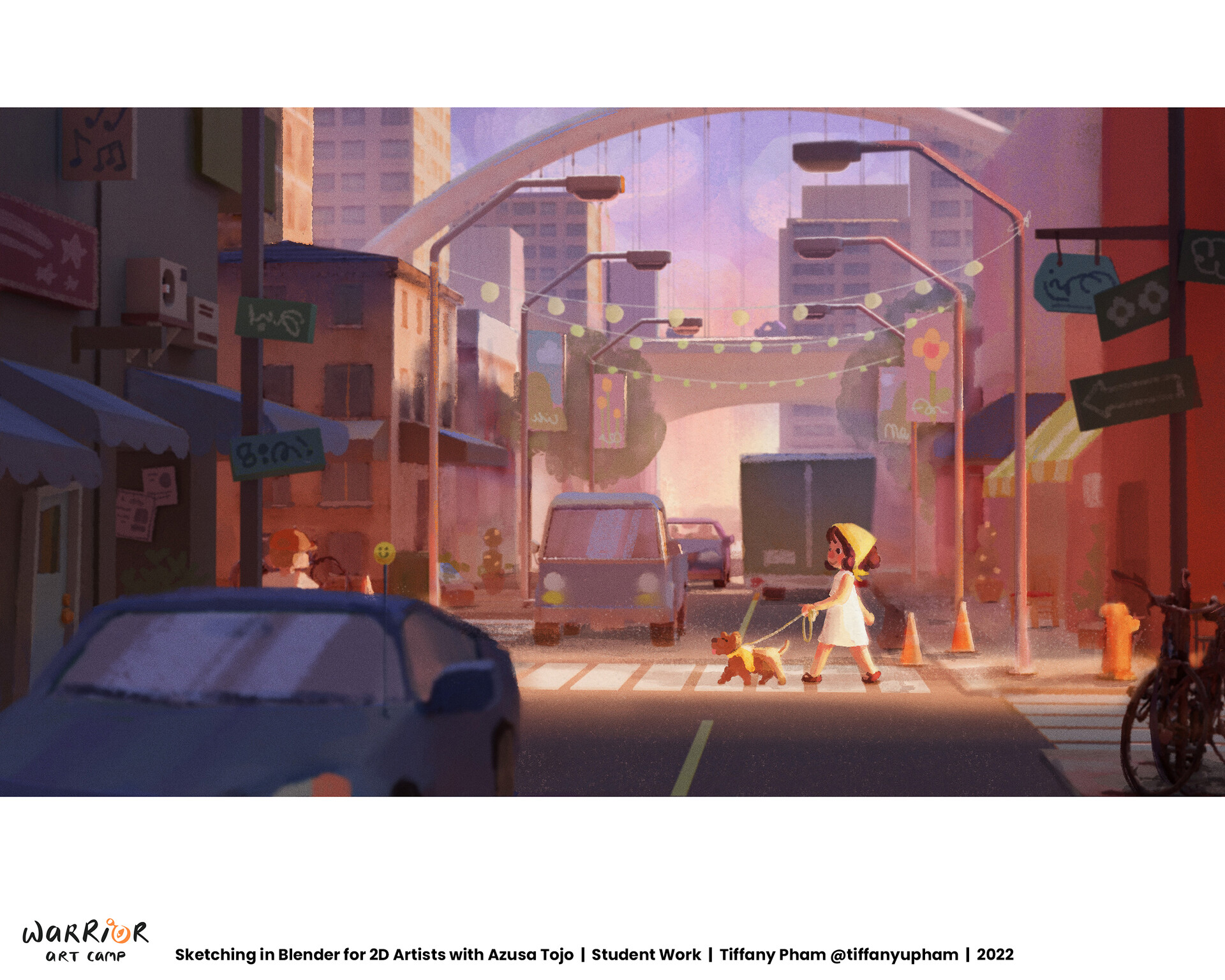 ArtStation - Tiffany Pham | Sketching in Blender for 2D Artists with ...