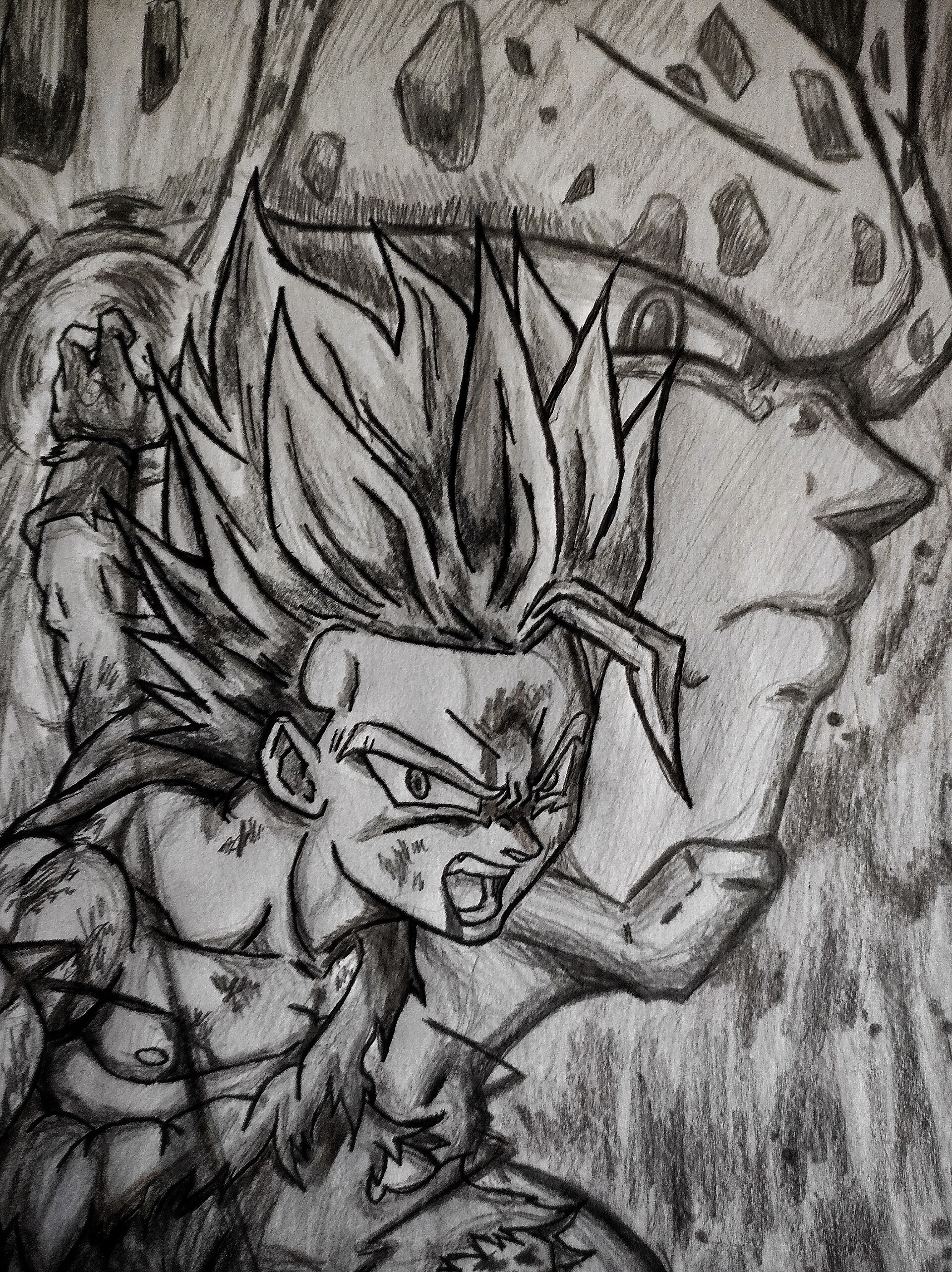 Gohan Ssj2 Drawing