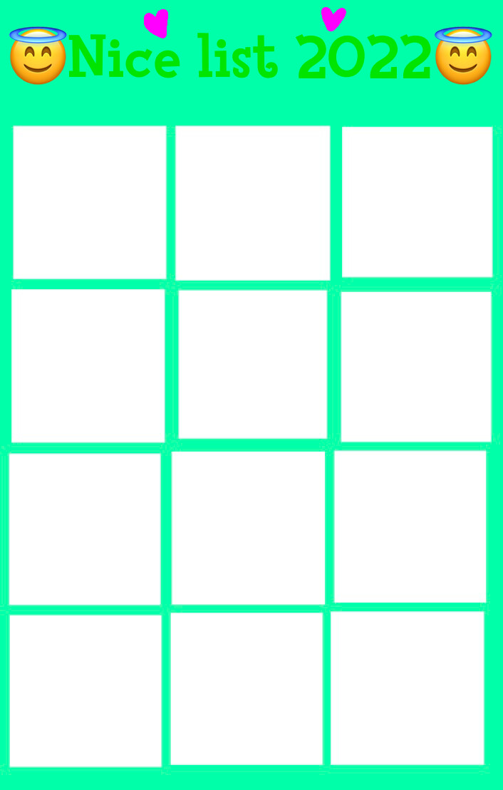 ArtStation - Nice list 2022 template