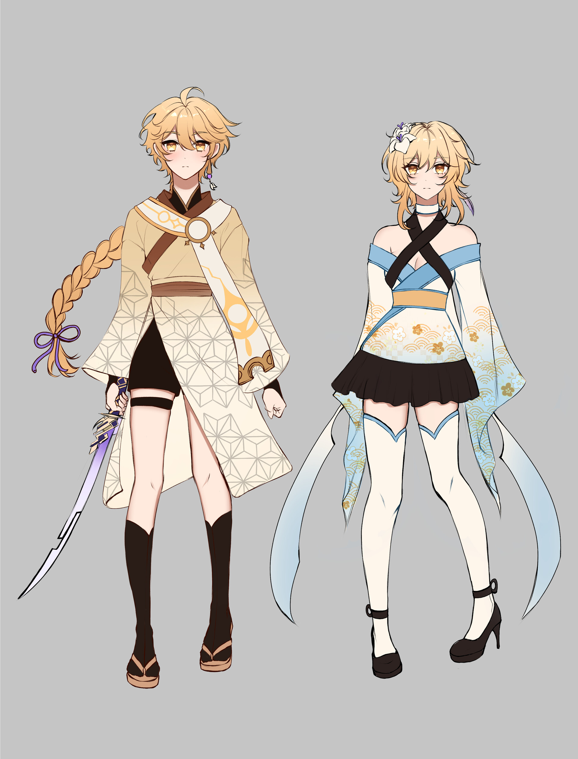 Aw Thong Wee - Inazuma Outfit (travelers)