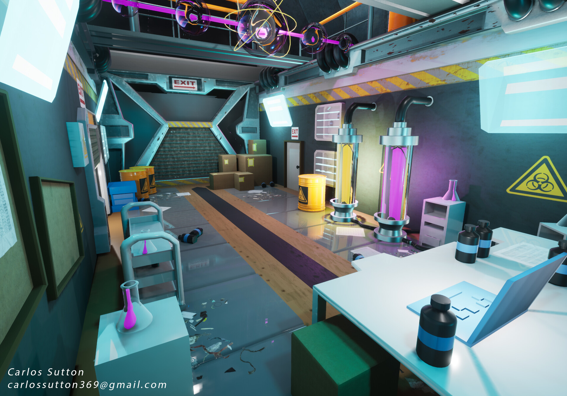 laboratory background gacha