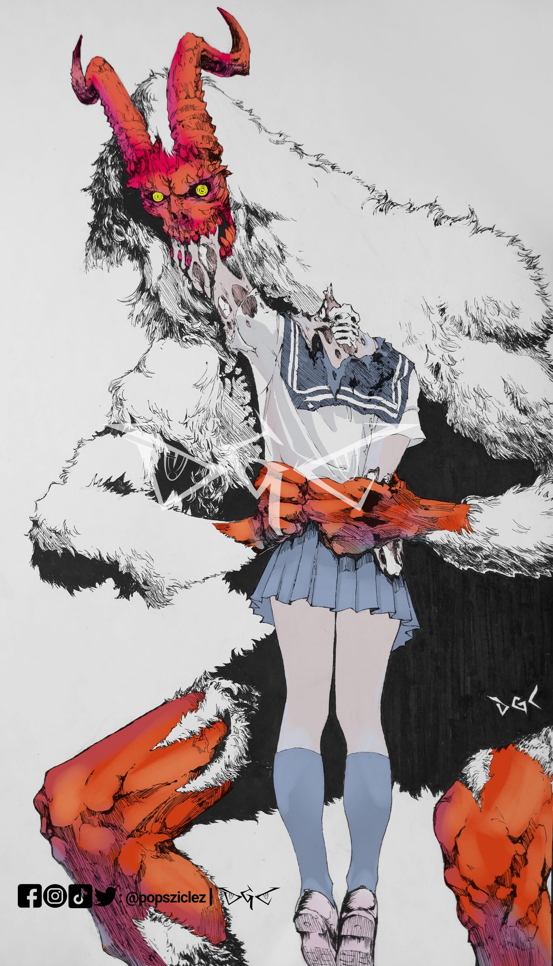 ArtStation - Monster Devouring Girl