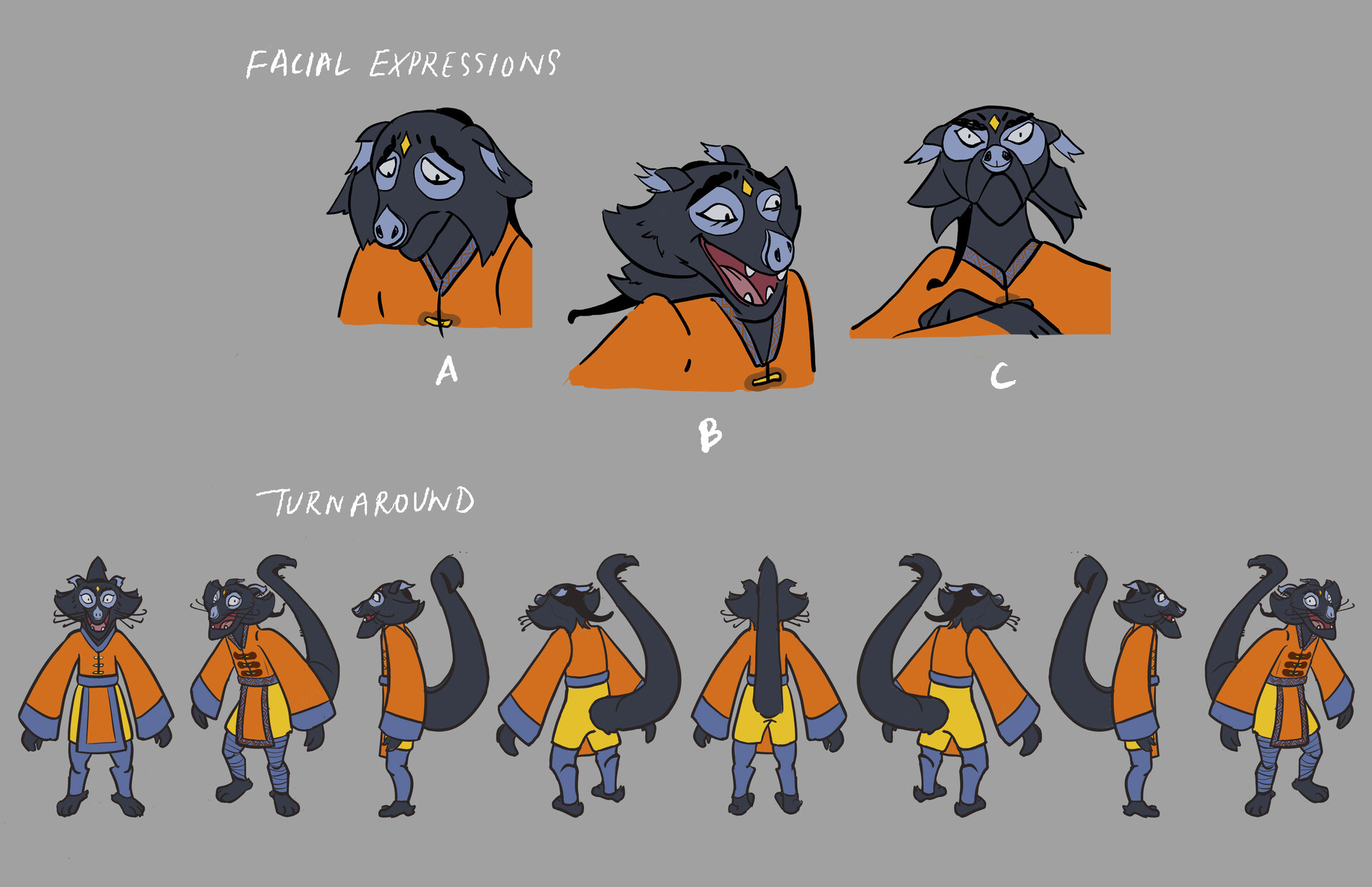 ArtStation - Kung Fu Panda OC: Master Binturong