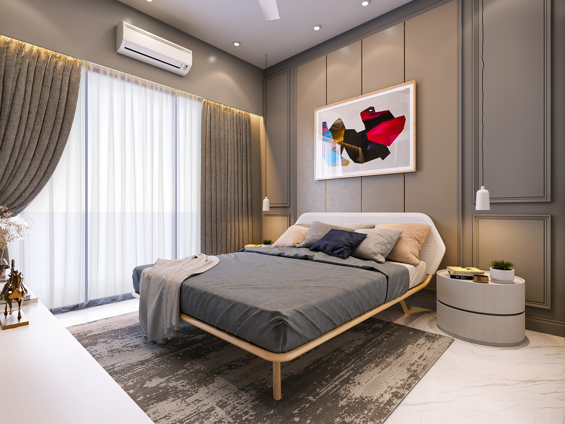 ArtStation - Parent's Bedroom Visualization