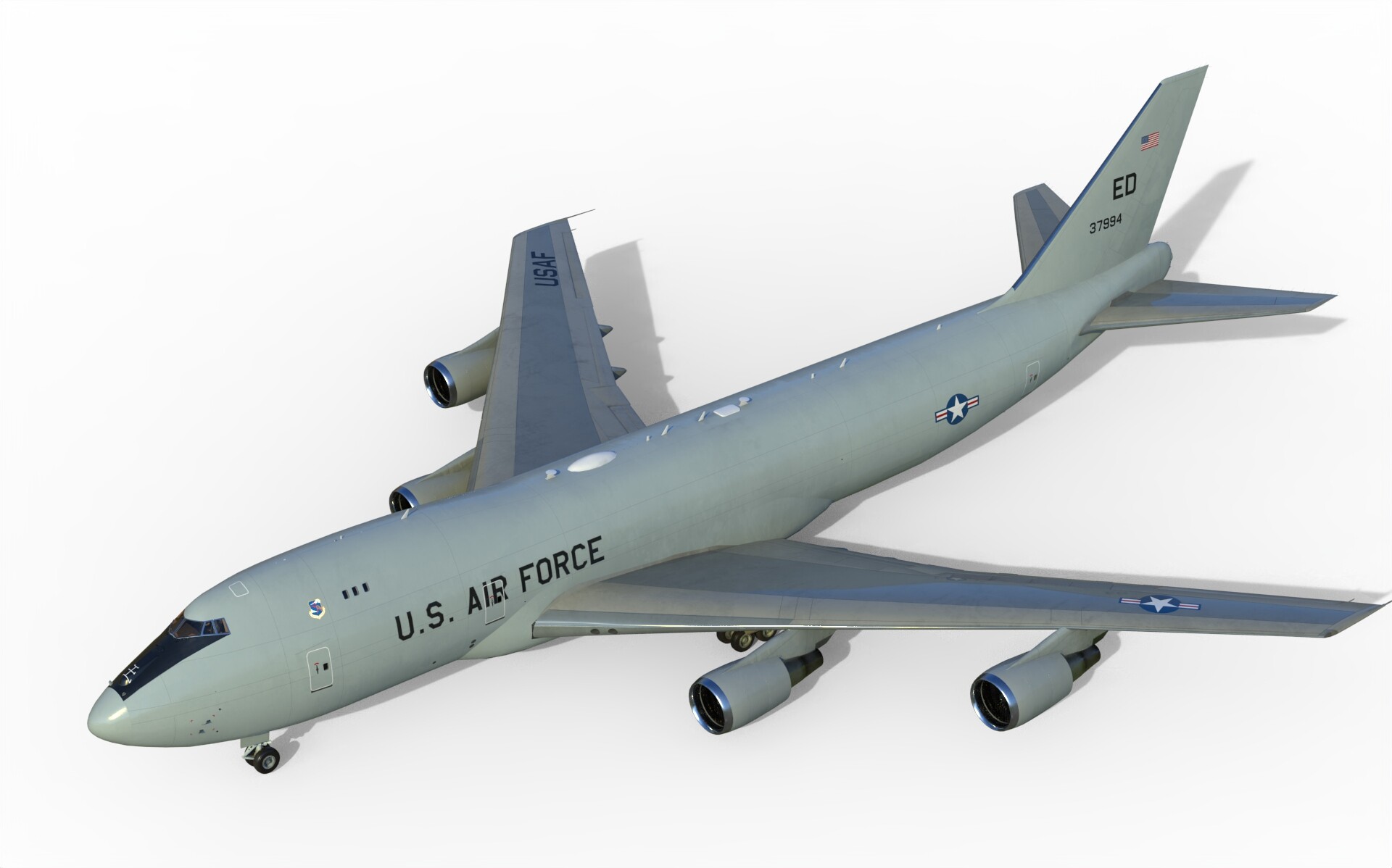Tim Samedov - Boeing 747 Airborne Aircraft Carrier 3D model