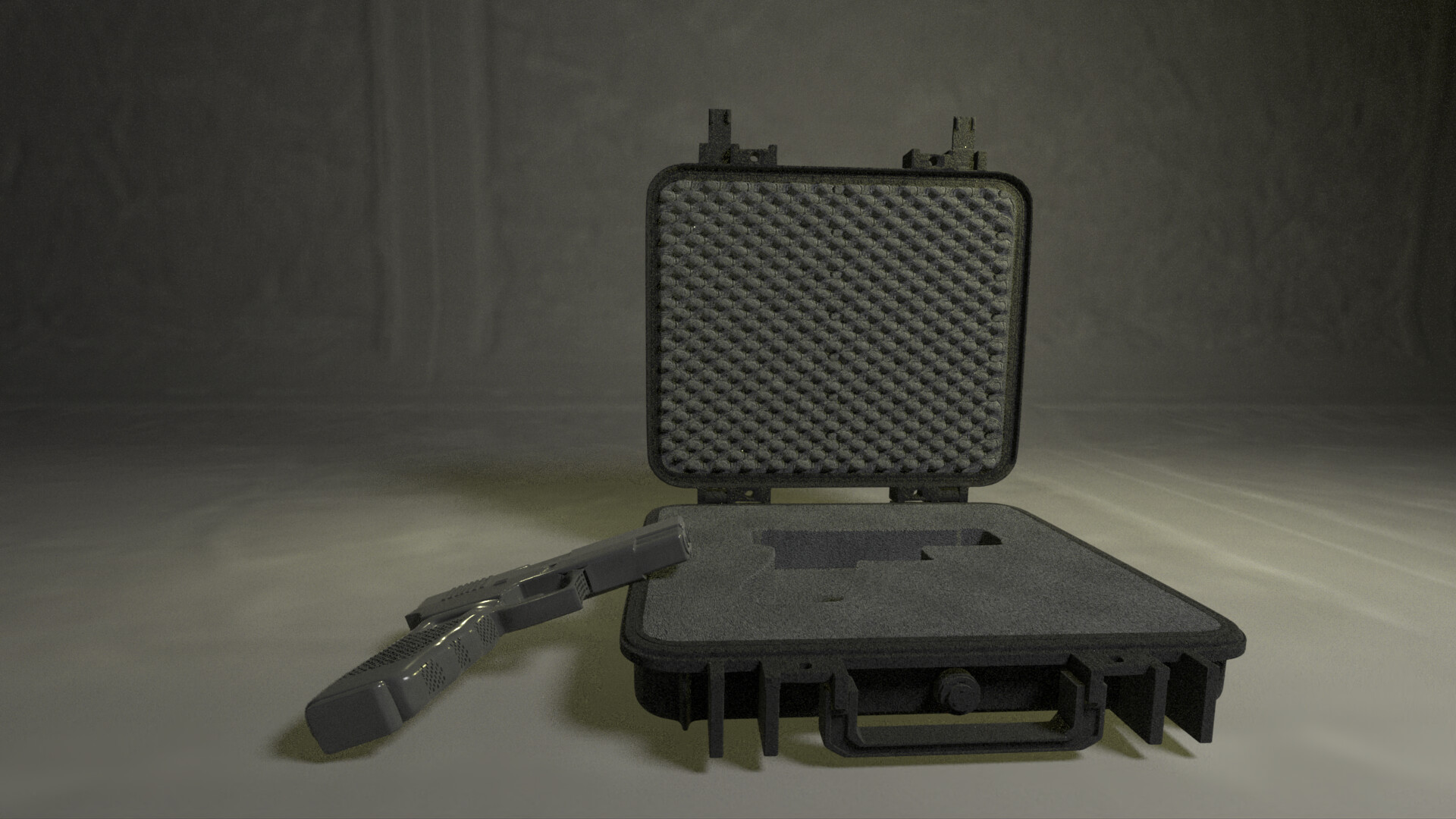 ArtStation - Gun and Gun Case