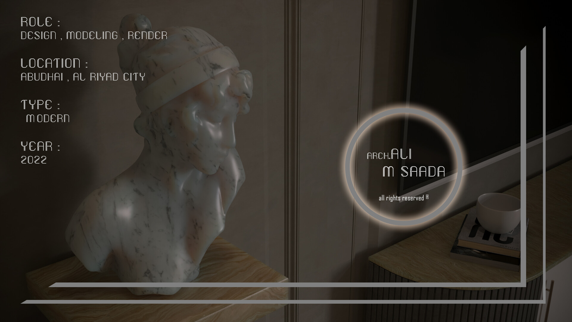 Ali Saada - Autumnal Master bedroom