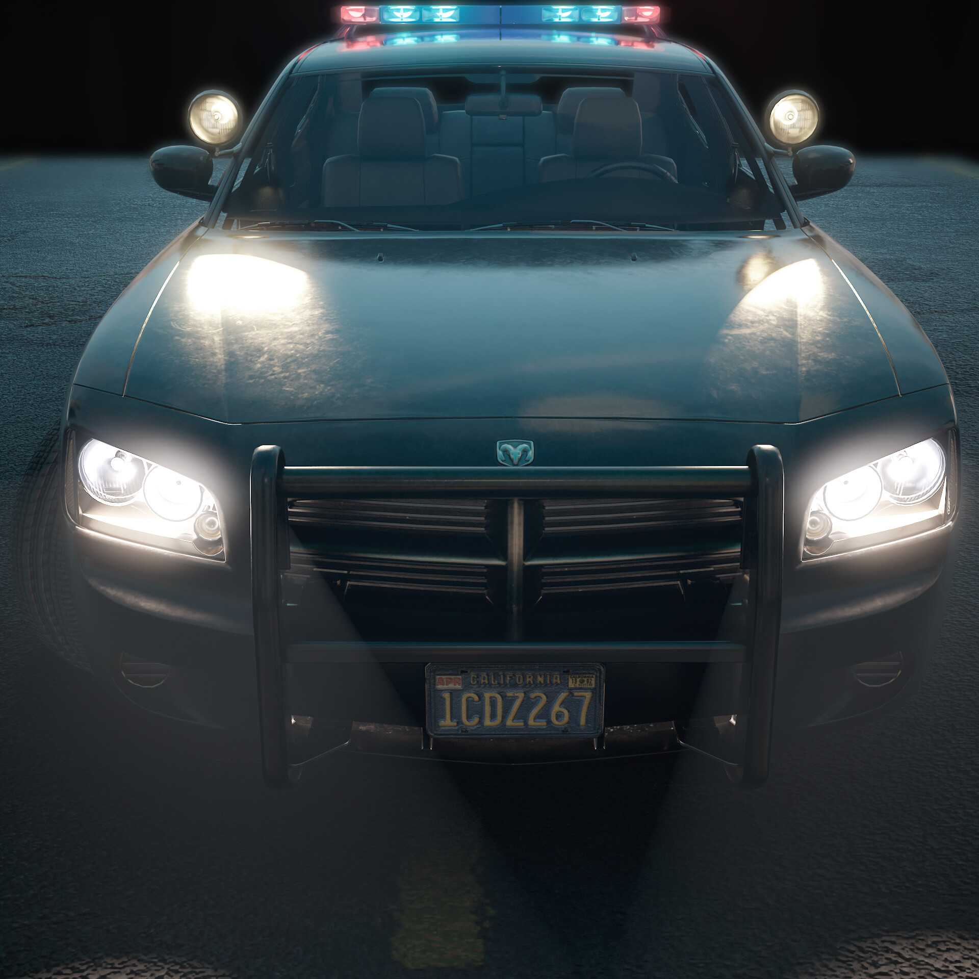 Eugene Lacy - Dodge CHARGER. Sixth generation: 2006–2010 (LX) Police car.