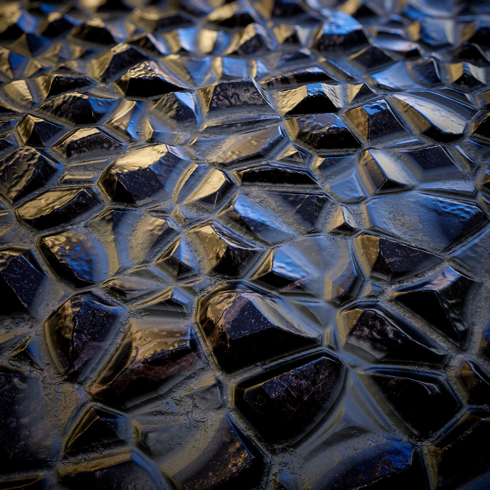 Sarkhare - Black Obsidian Stone-Pbr Material