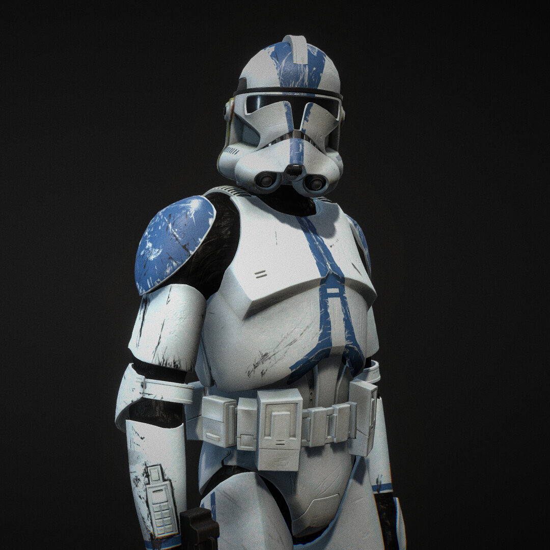 Star Wars Clone Trooper Phase 2 Drawings