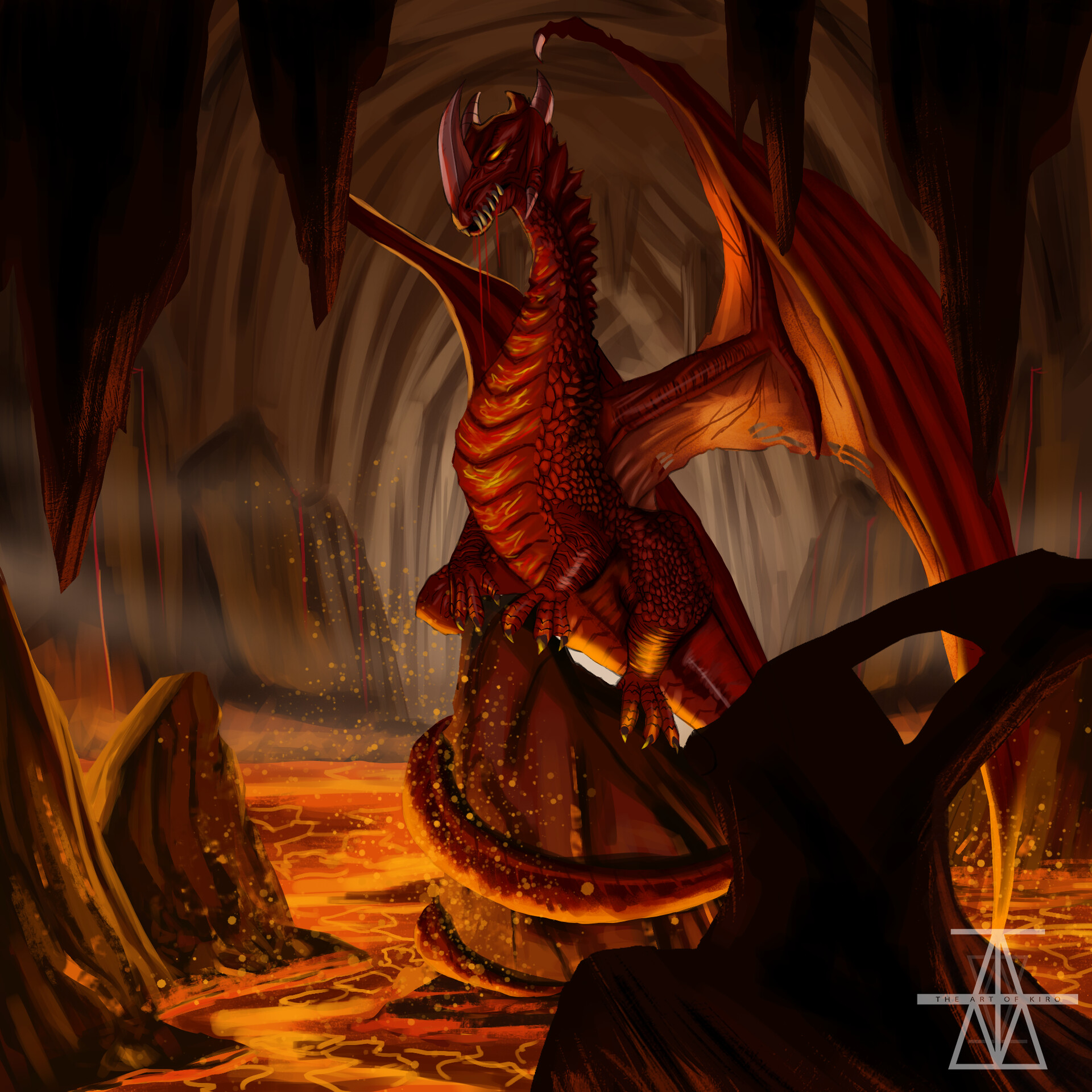 ArtStation - Red Dragon