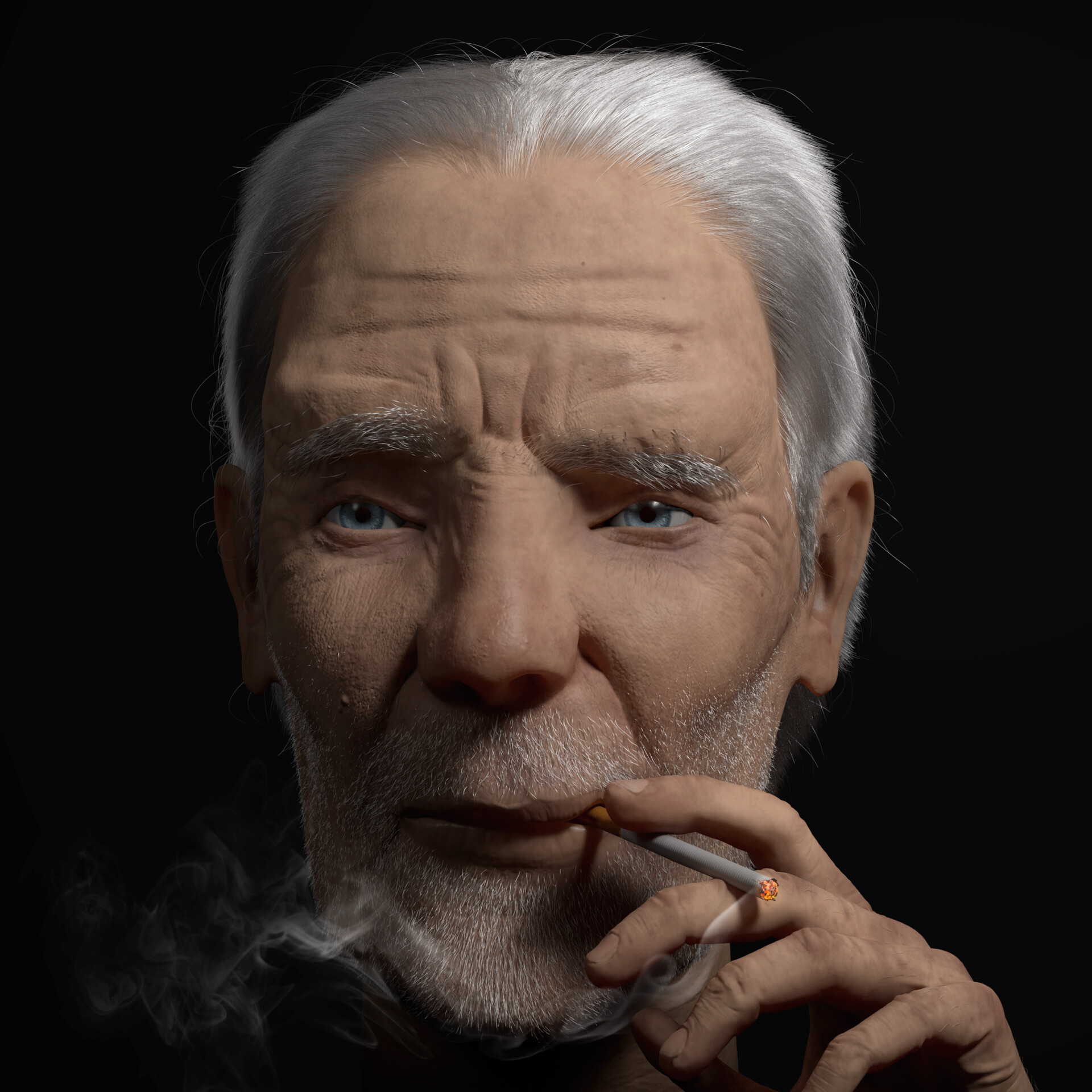 ArtStation - Smoking Man