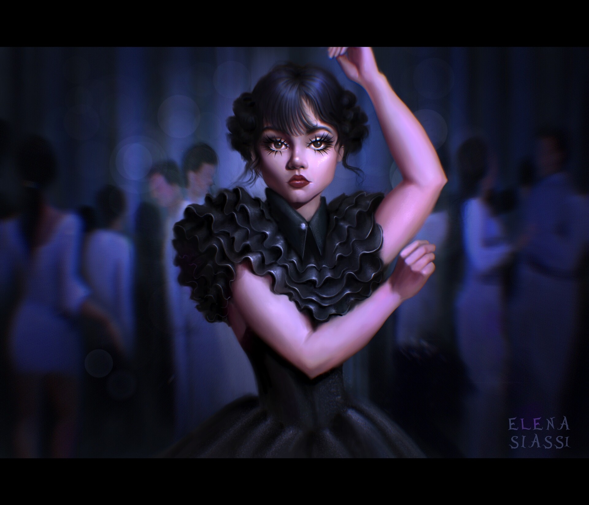 ArtStation - Wednesday Addams(dancing scene)